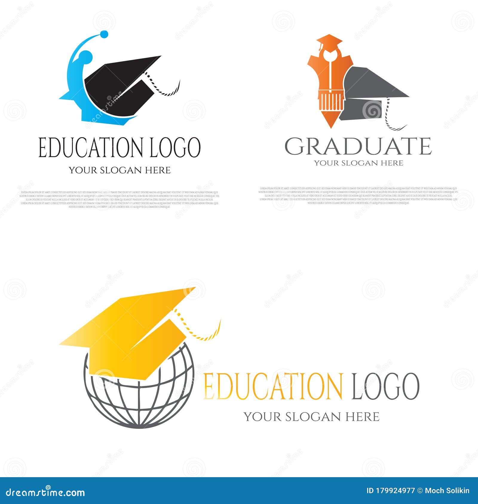 Education Logo , Vector Flat Icon for Apps Educational or Website Stock ...