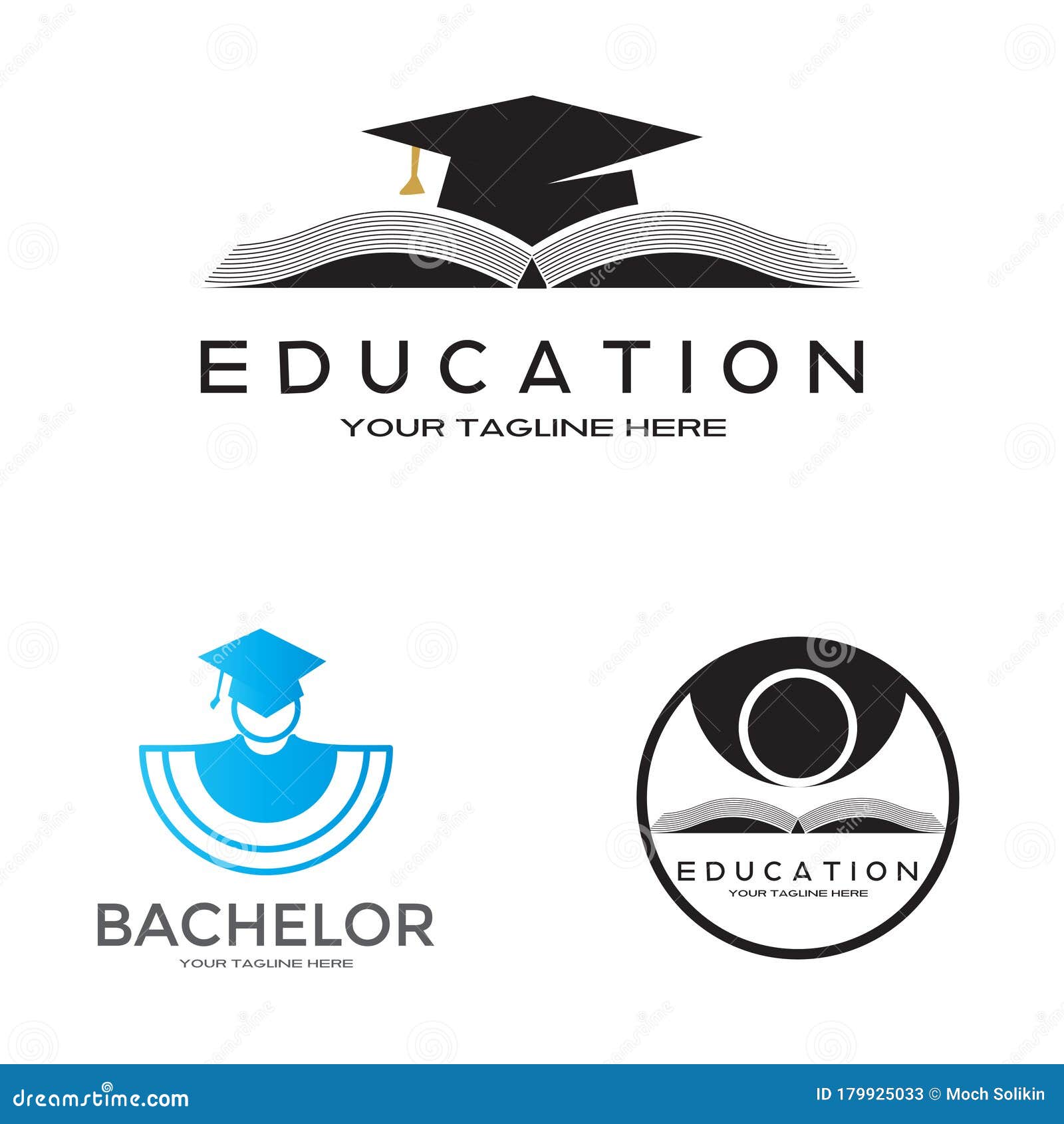 Education Logo , Vector Flat Icon for Apps Educational or Website Stock ...