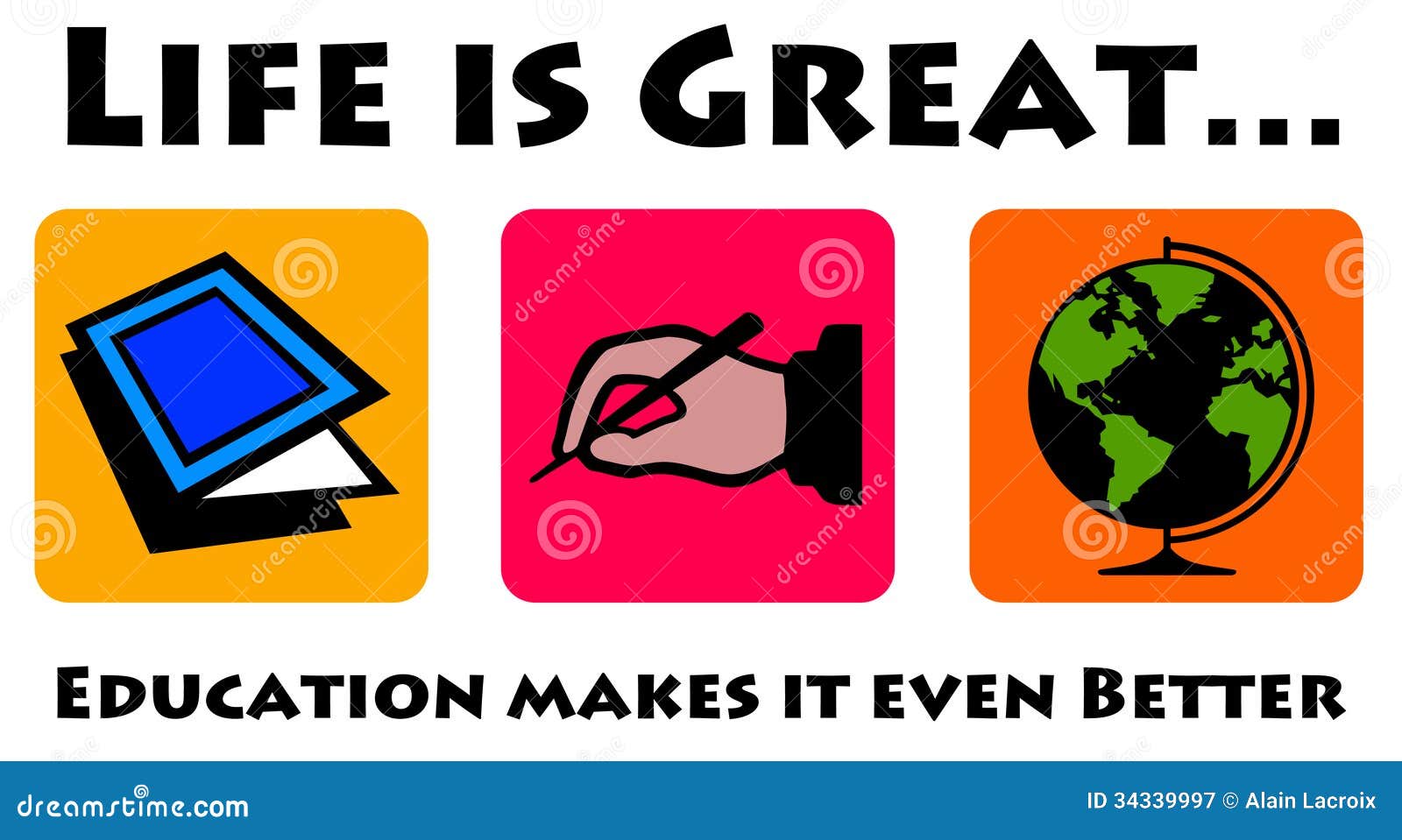 Education stock illustration. Illustration of educate - 34339997