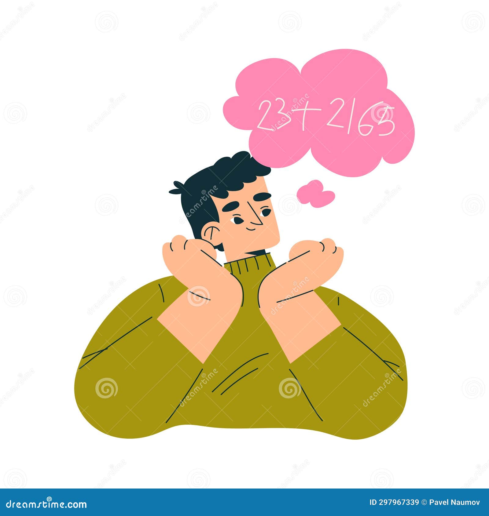 Education with Man Character Do Math Sum in Mind Learning and Study ...