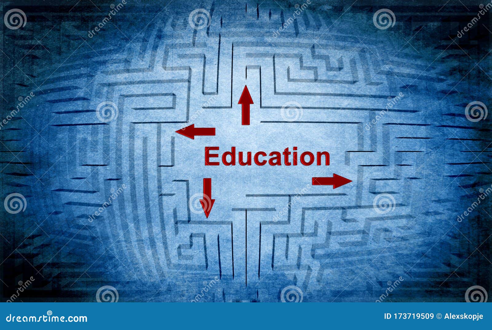 Education maze stock image. Image of distance, learning - 173719509
