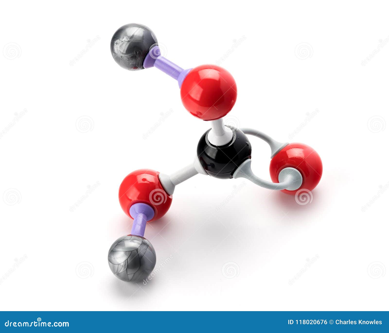 Sodium Carbonate Chemistry Elemental Molecule Used for Teaching Stock ...