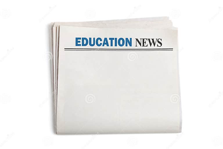 Education News stock photo. Image of isolated, media - 24845346