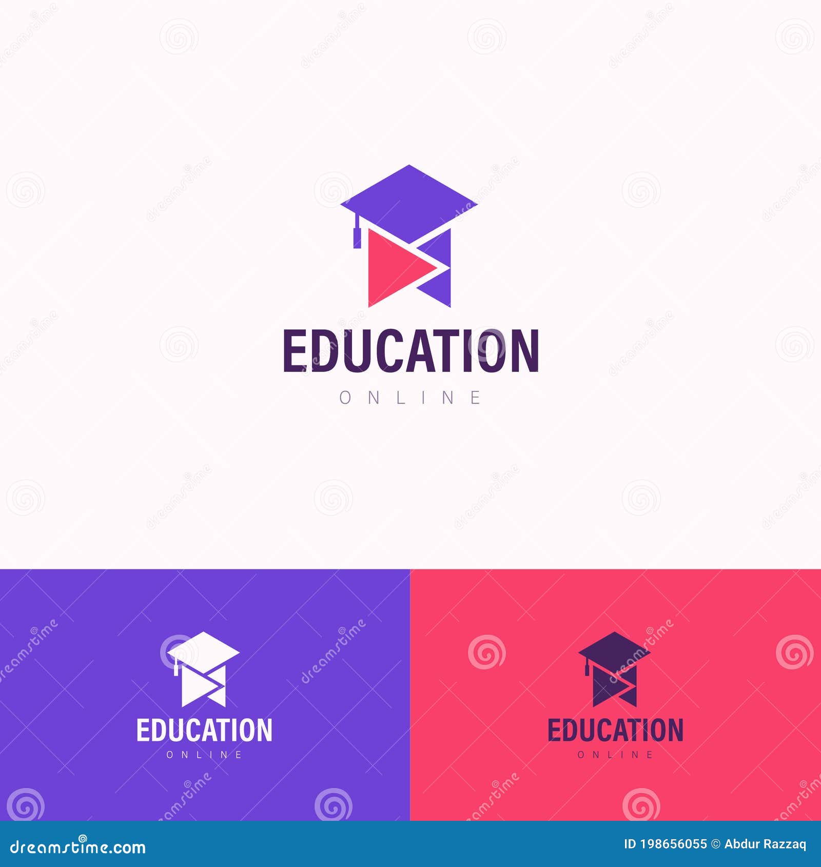 Education Online Logo Design, Student Logo Design, Logo Design, Vector ...