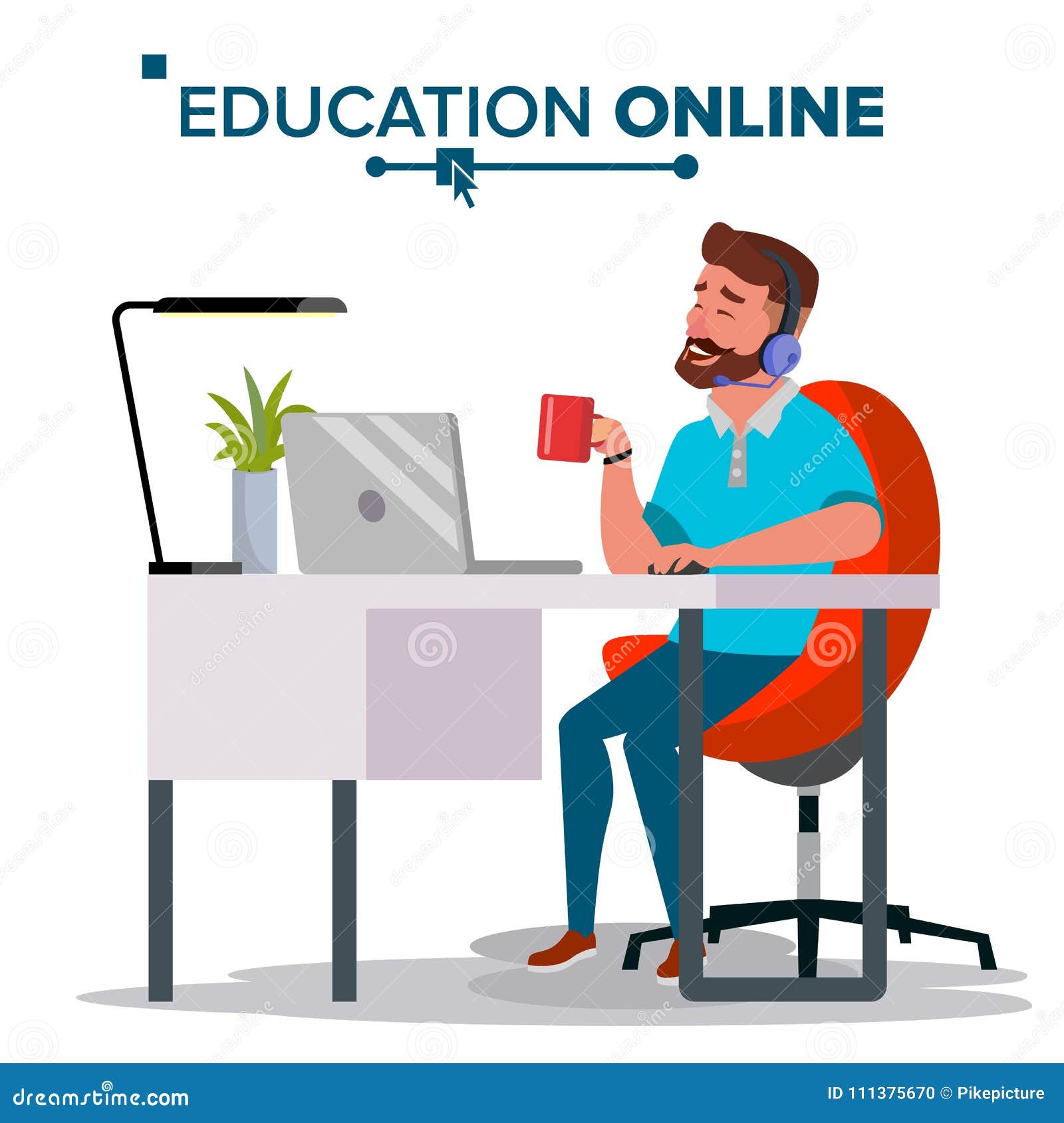 Computer Training Vector
