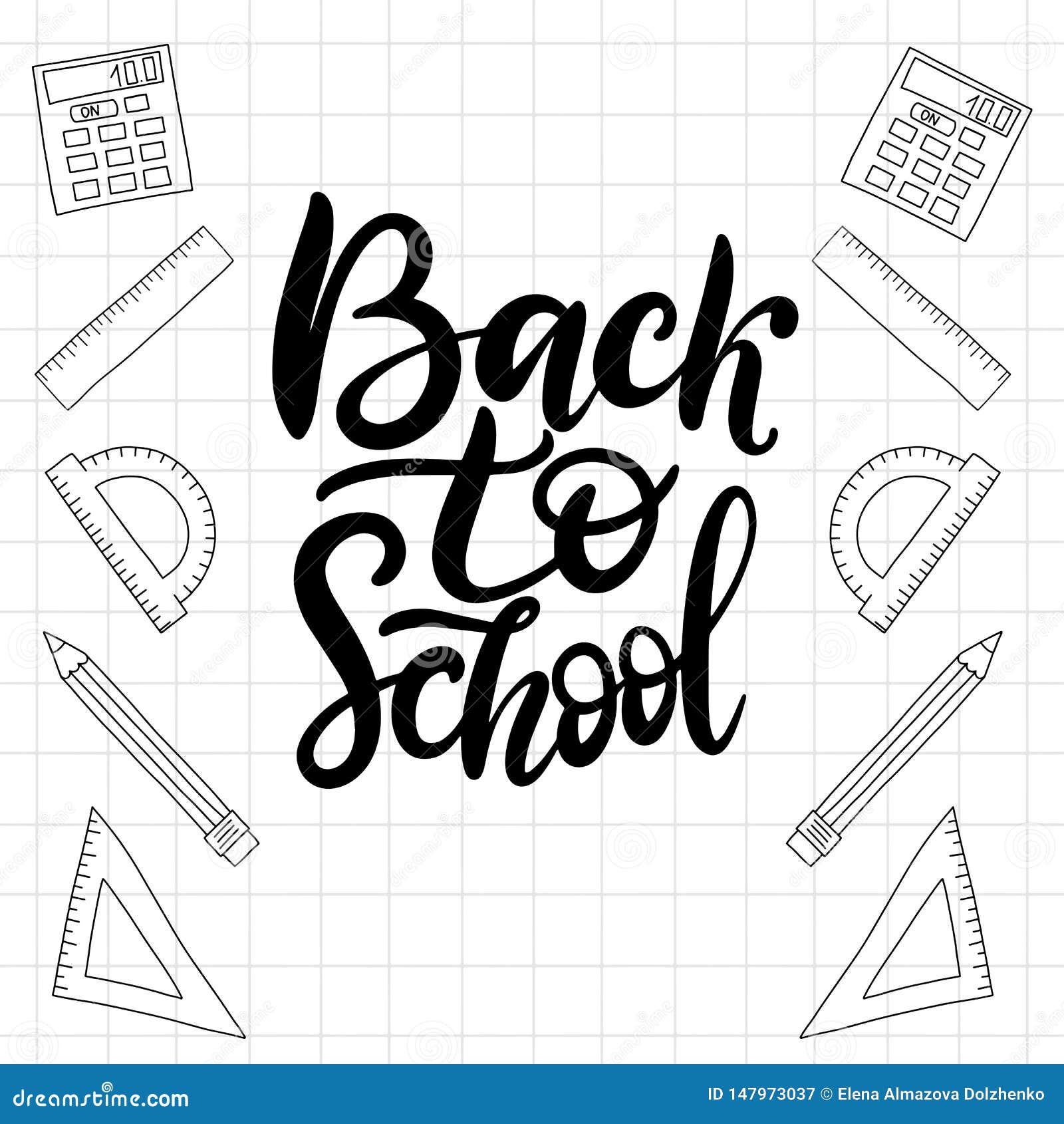 Education Pattern with Formulas and Equations Stock Vector ...