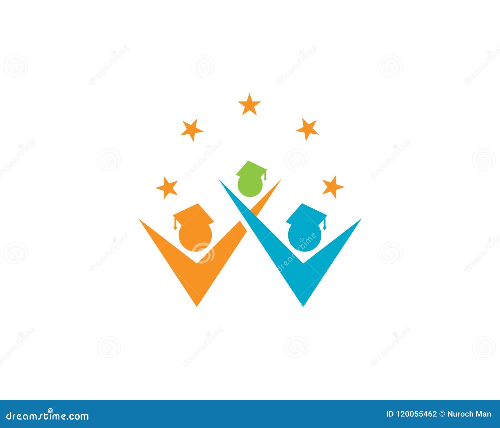 Education People Logo Template Vector Stock Vector - Illustration of ...