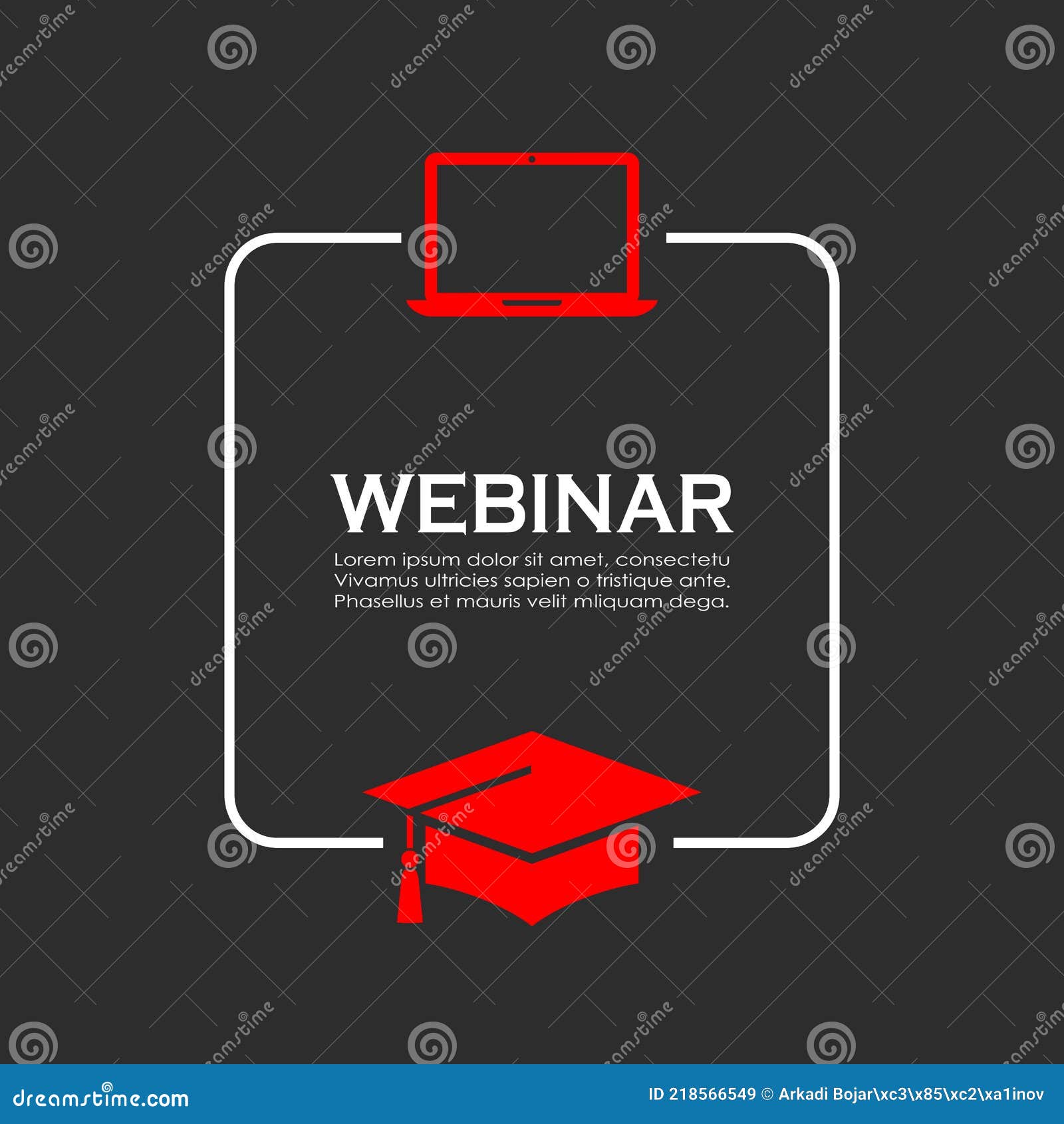 Education Poster Design with Textbox Stock Vector - Illustration of ...