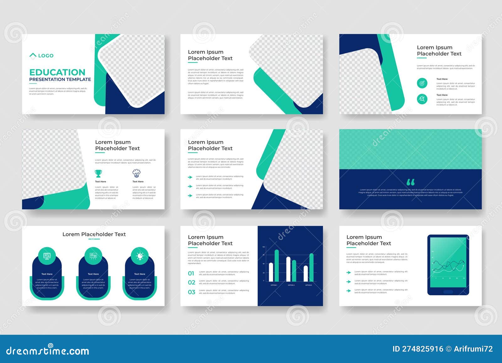 Education Powepoint Presentation Slides Template. Online Learning Slide ...