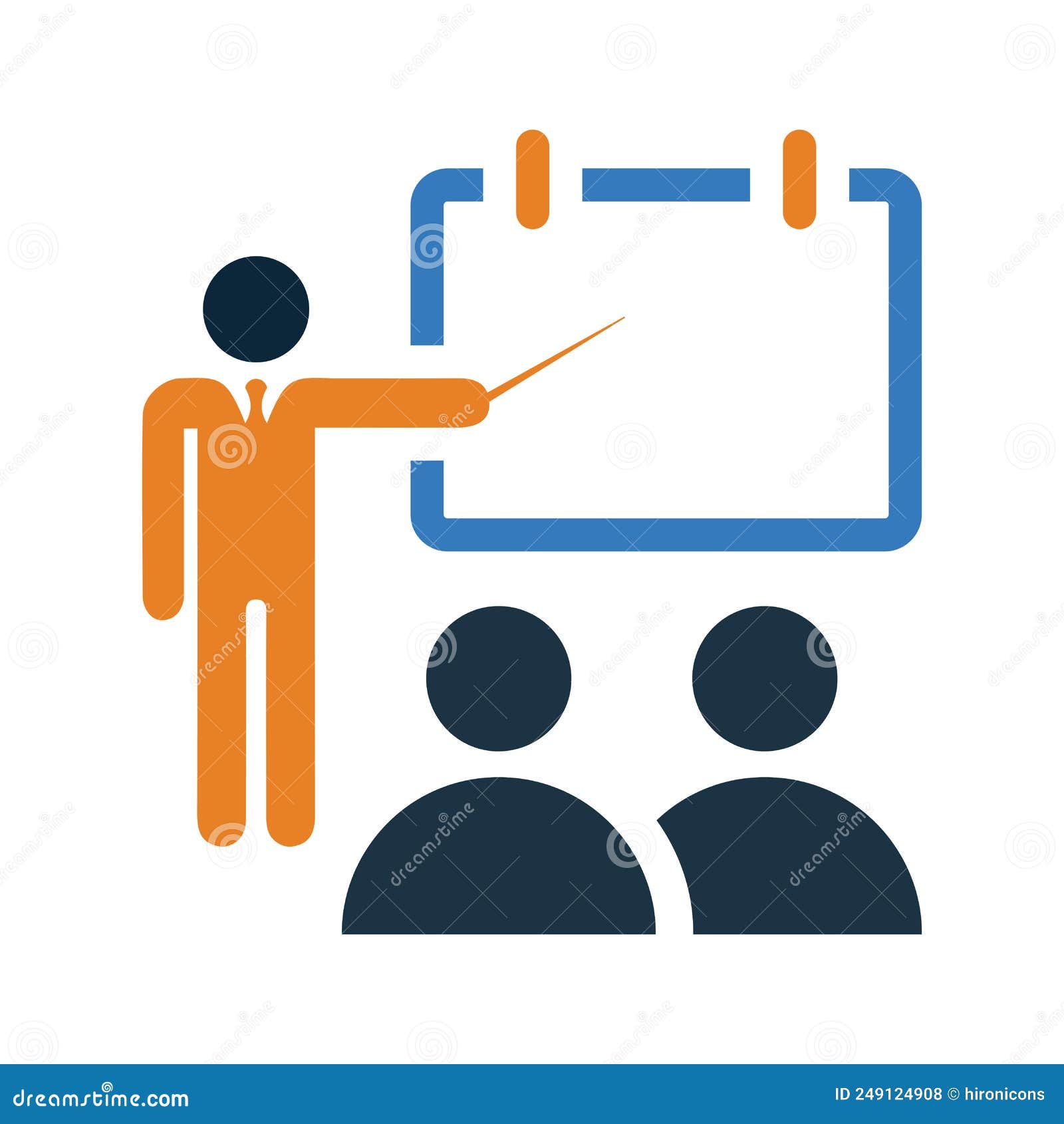 Education, Presentation, Training Icon. Simple Editable Vector ...