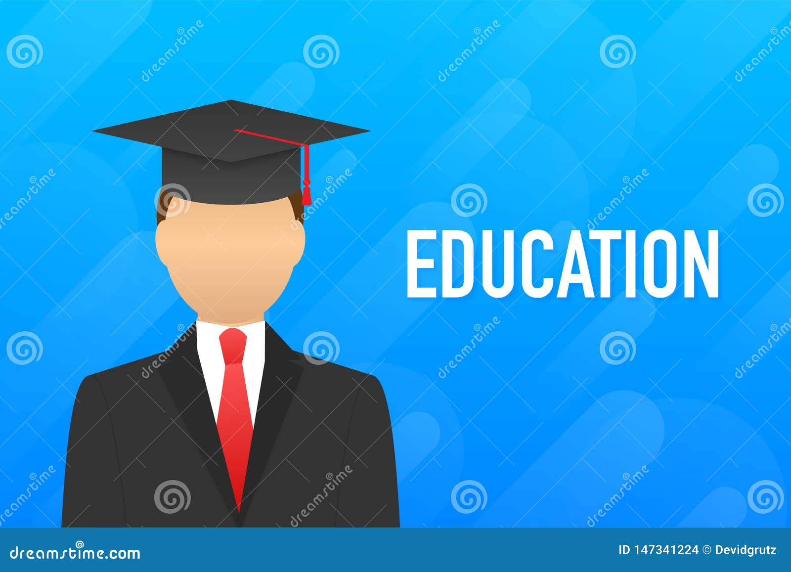 Education Process. Educational Hero Website. Vector Stock Illustration ...