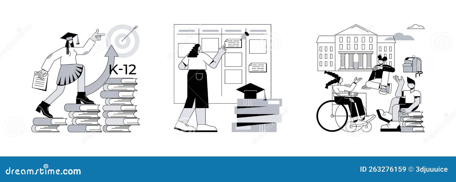 Education Program Abstract Concept Vector Illustrations. Stock Vector ...