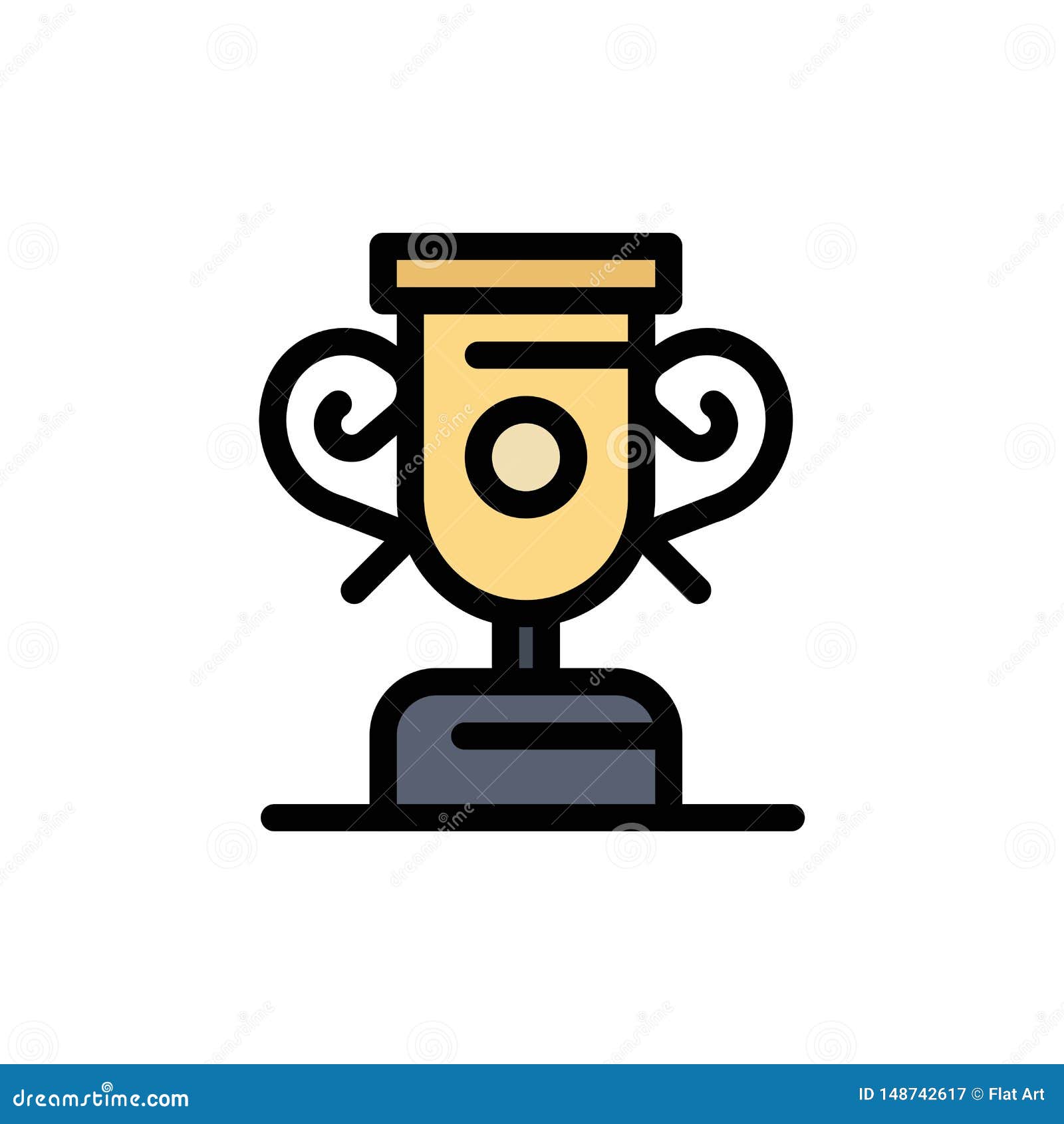 Education, Progress, Training Flat Color Icon. Vector Icon Banner ...