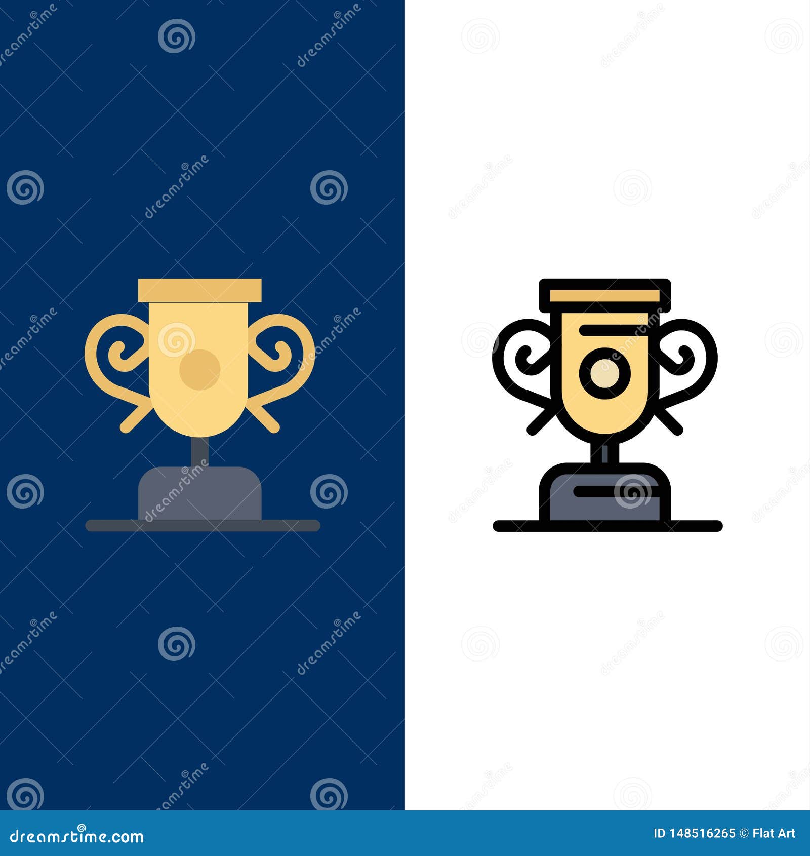 Education, Progress, Training Icons. Flat and Line Filled Icon Set ...