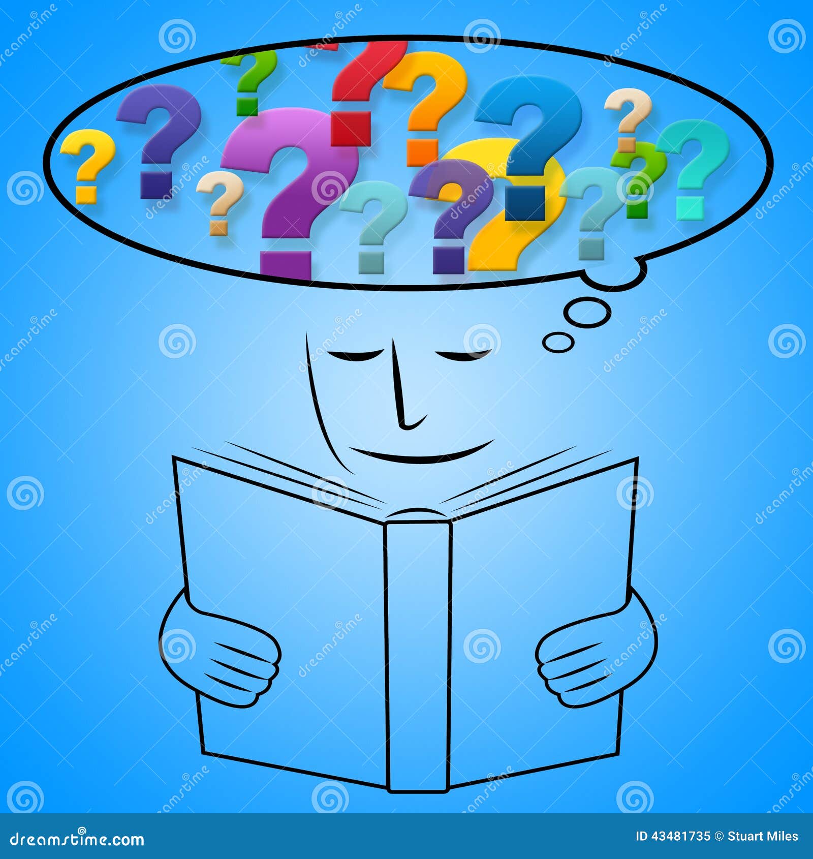 Education Reading Represents Think about it and Educating Stock ...