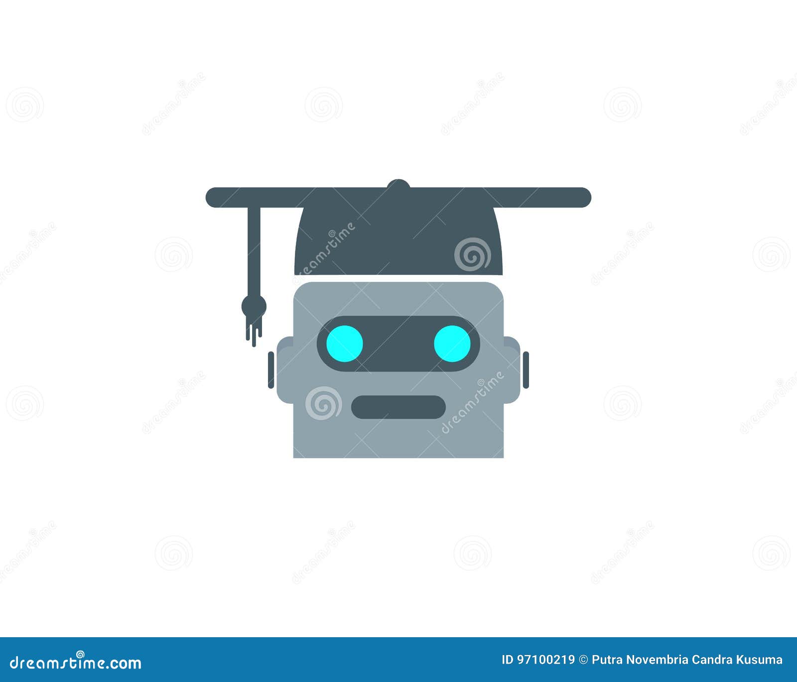 Education Robot Icon Logo Design Stock Vector - Illustration of graphic ...