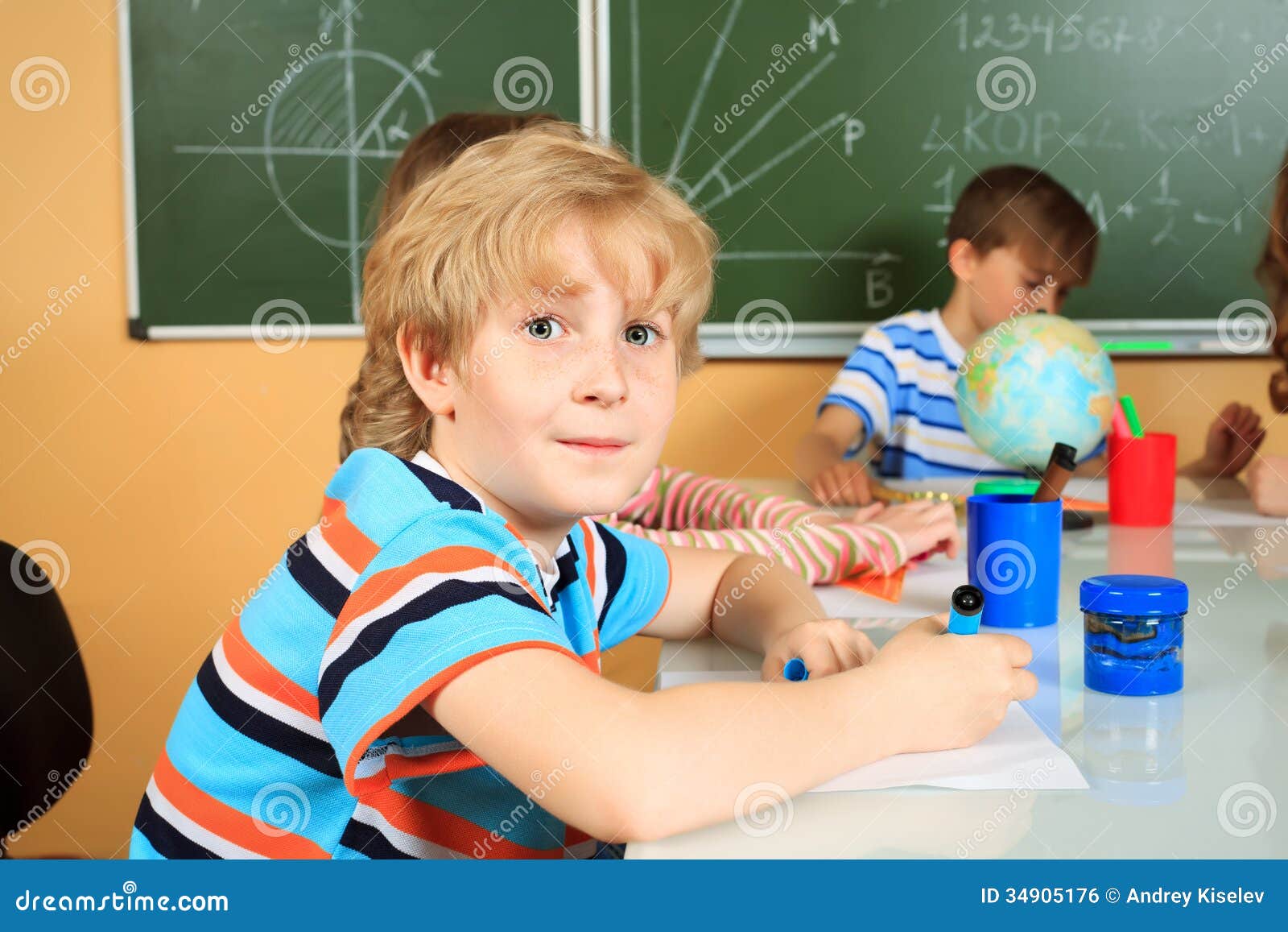 Education stock photo. Image of classmates, board, friends - 34905176