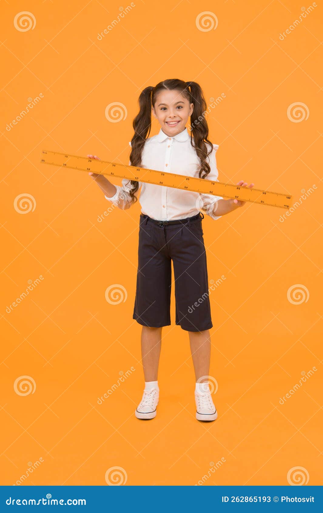 Education and School Concept. Sizing and Measuring. Studying is Fun ...