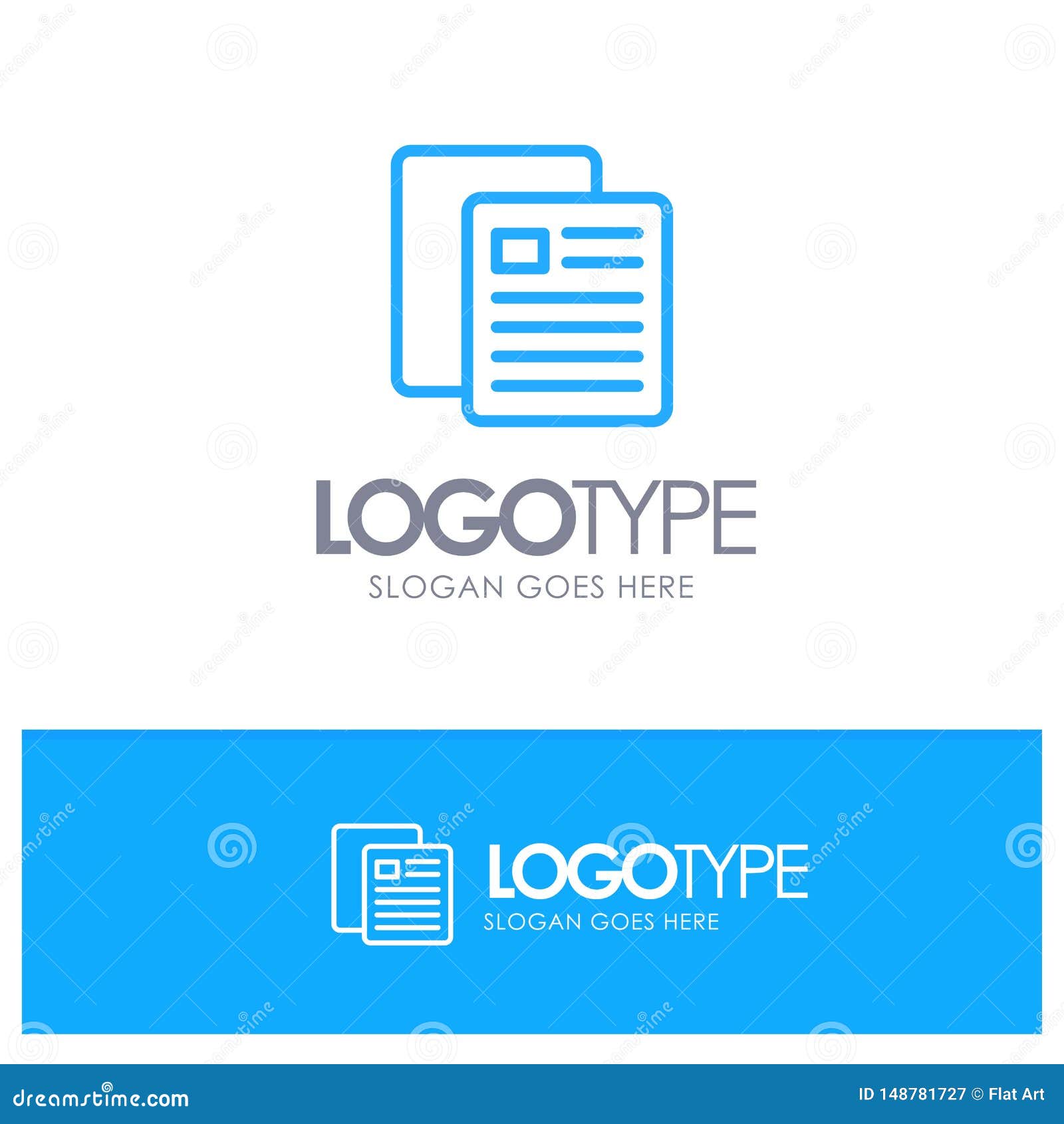Education, School, Test, School Blue Outline Logo Place for Tagline ...