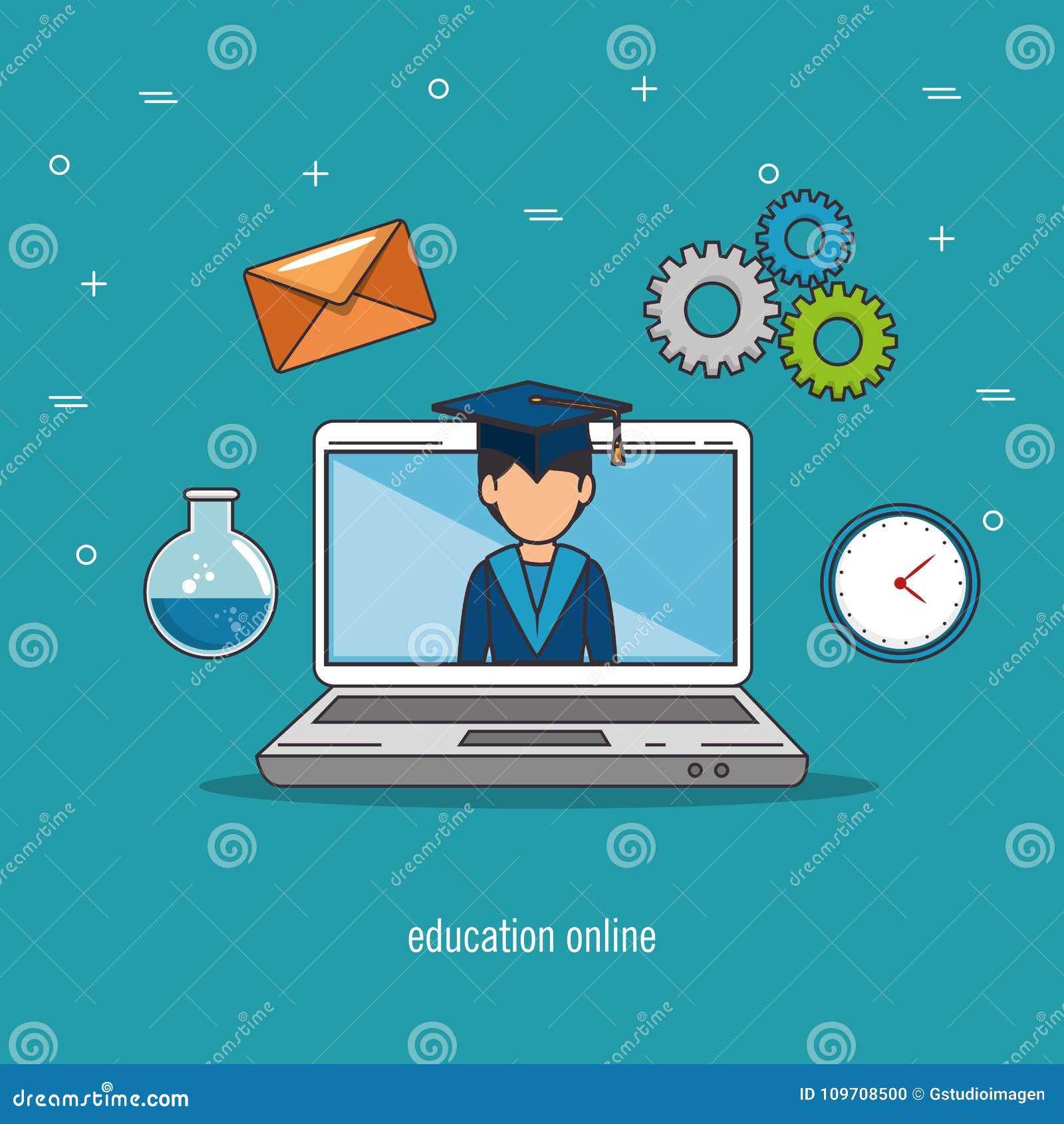 Education School University E-learning Concept Stock Vector ... Education School University E-learning Concept Stock Vector ...