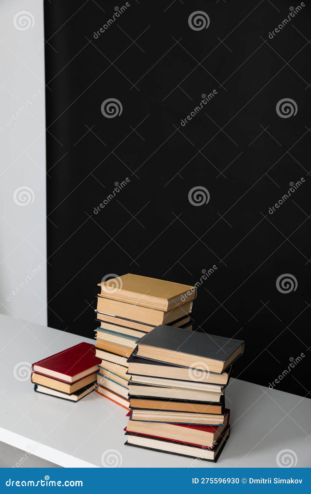 Education Science Library Stacks of Books for Learning To Read Stock ...