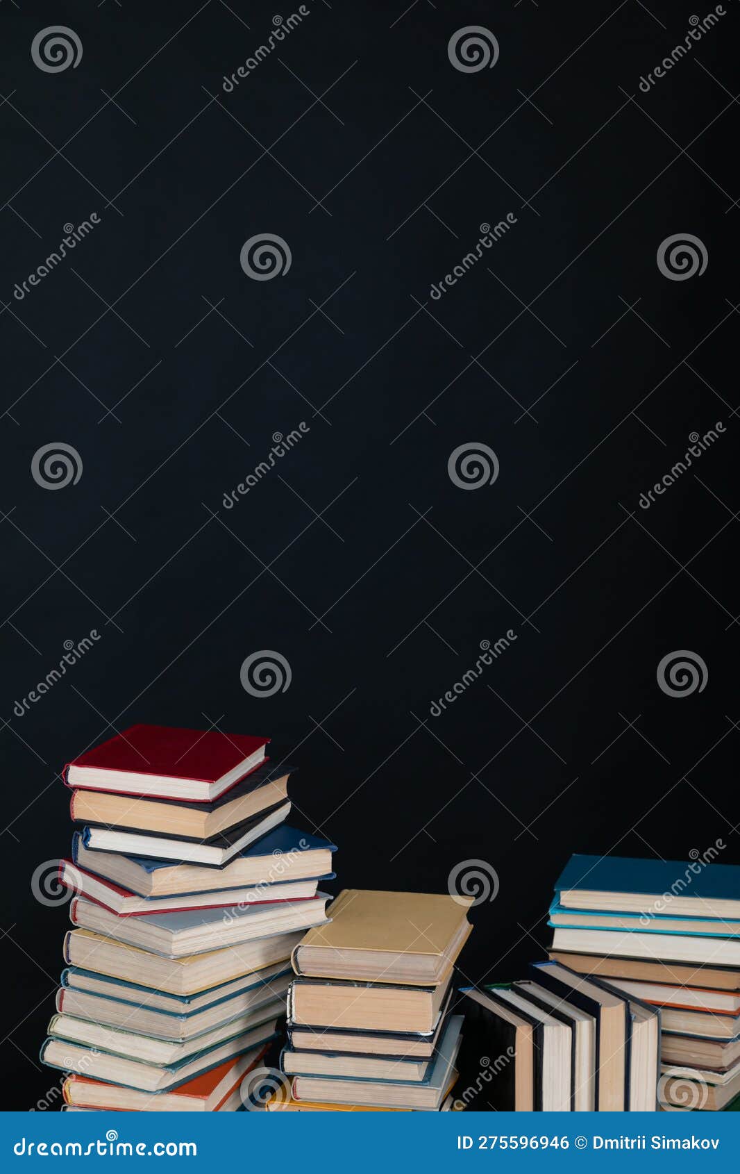 Education Science Library Stacks of Books for Learning To Read Stock ...
