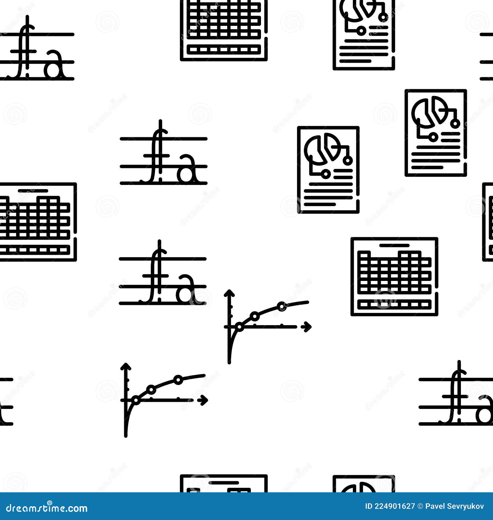 Education Science Vector Seamless Pattern Stock Vector - Illustration ...