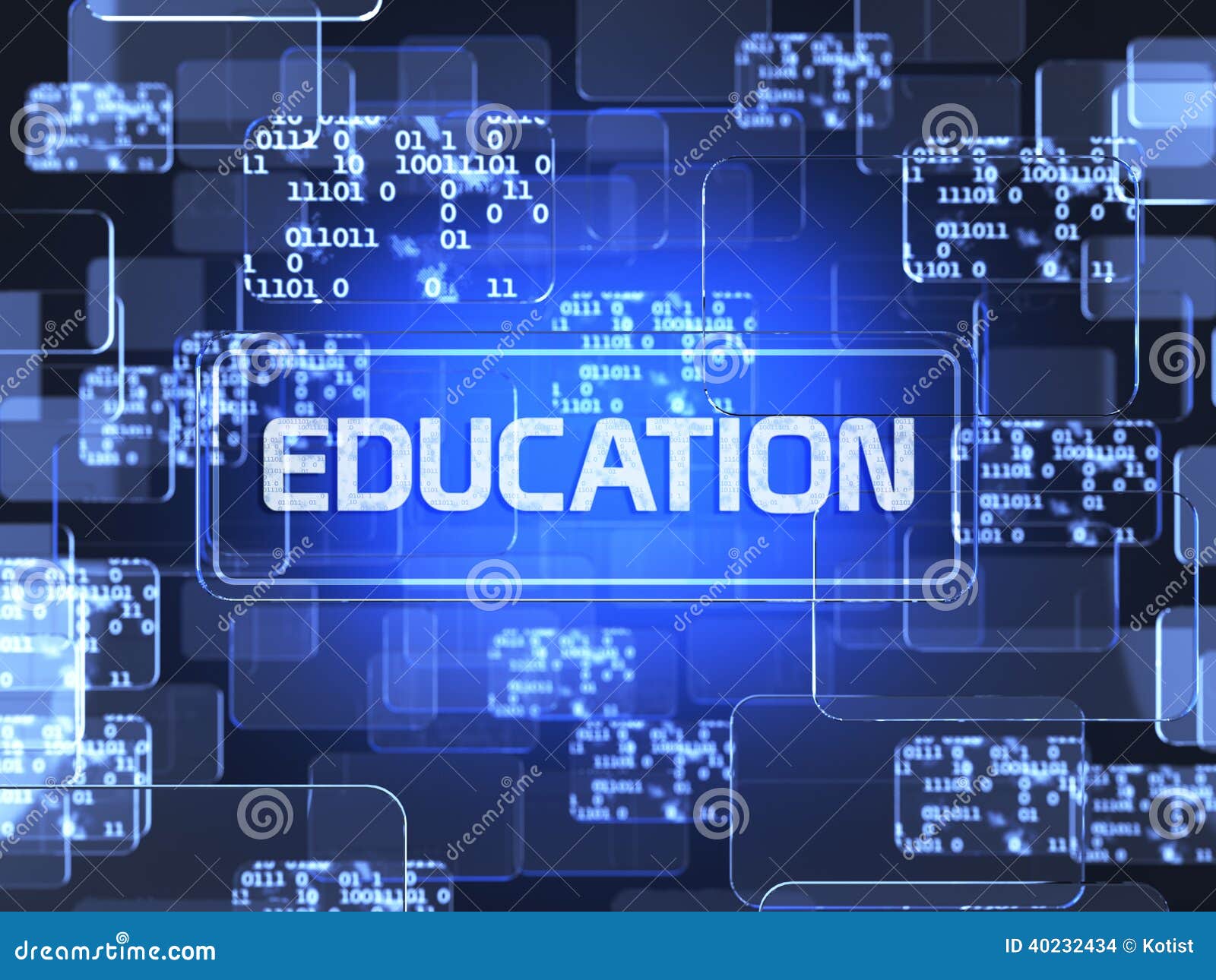 Education screen concept stock illustration. Illustration of generation ...