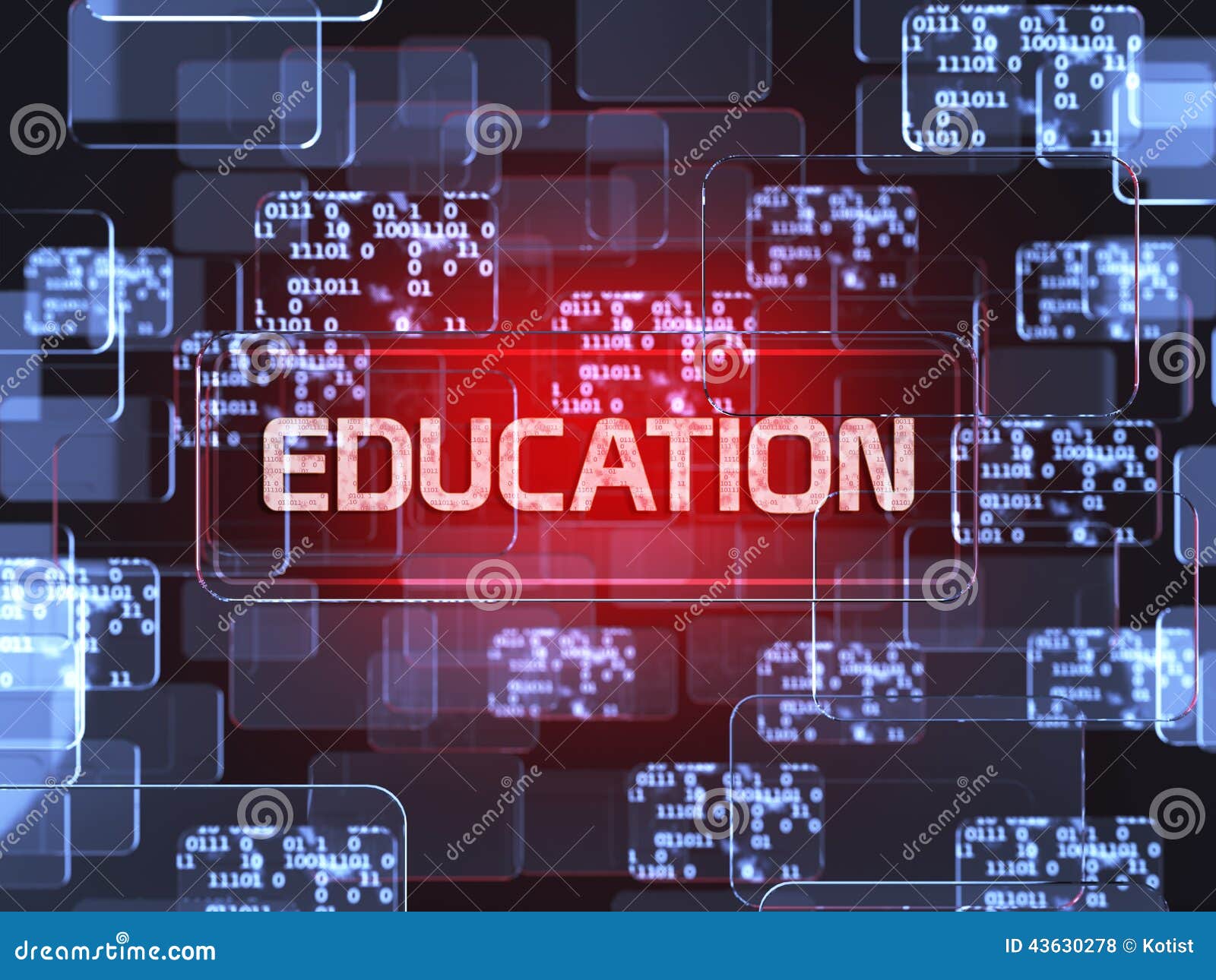 Education screen concept stock illustration. Illustration of choose ...