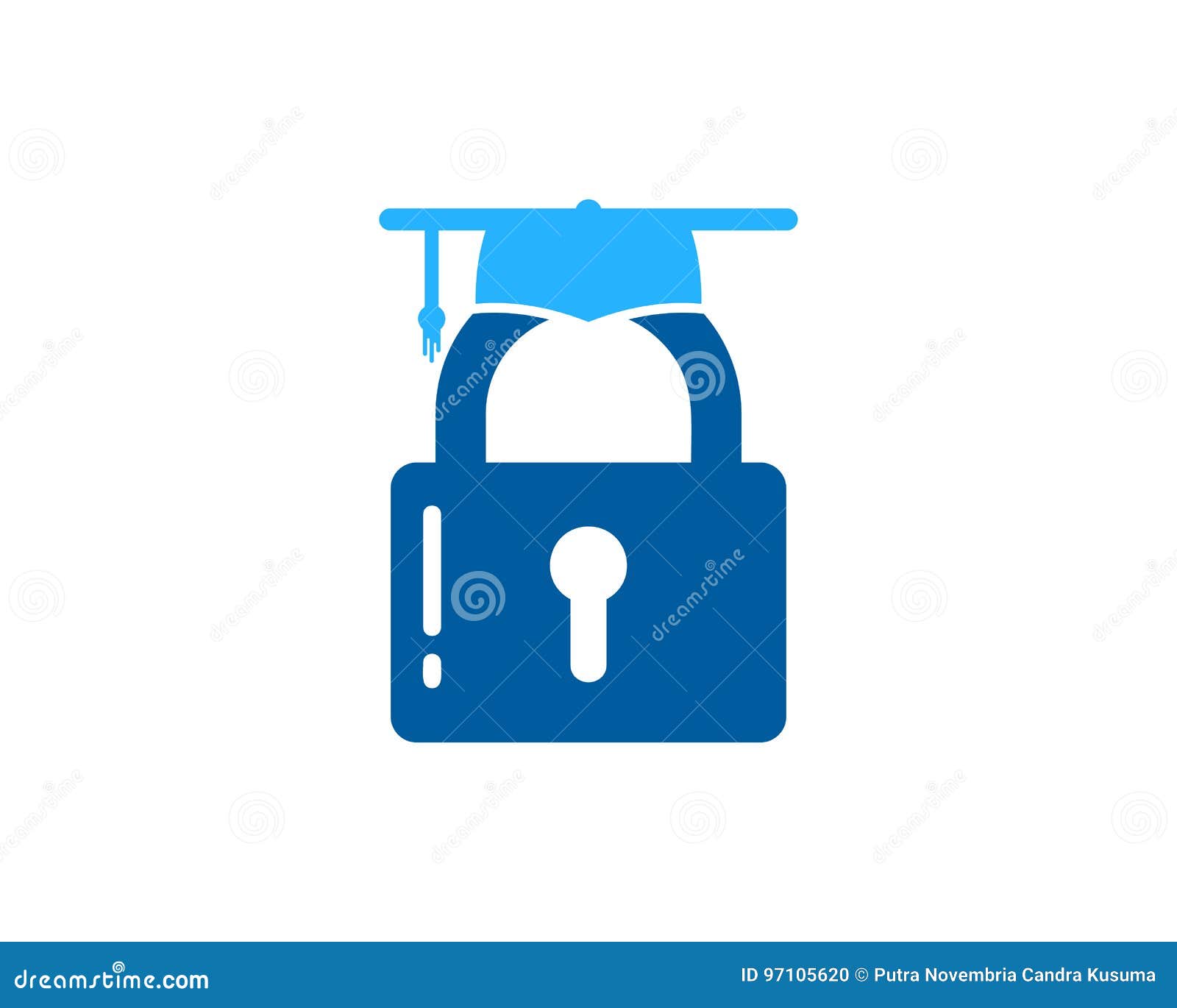 Education Security Icon Logo Design Element Stock Vector - Illustration ...