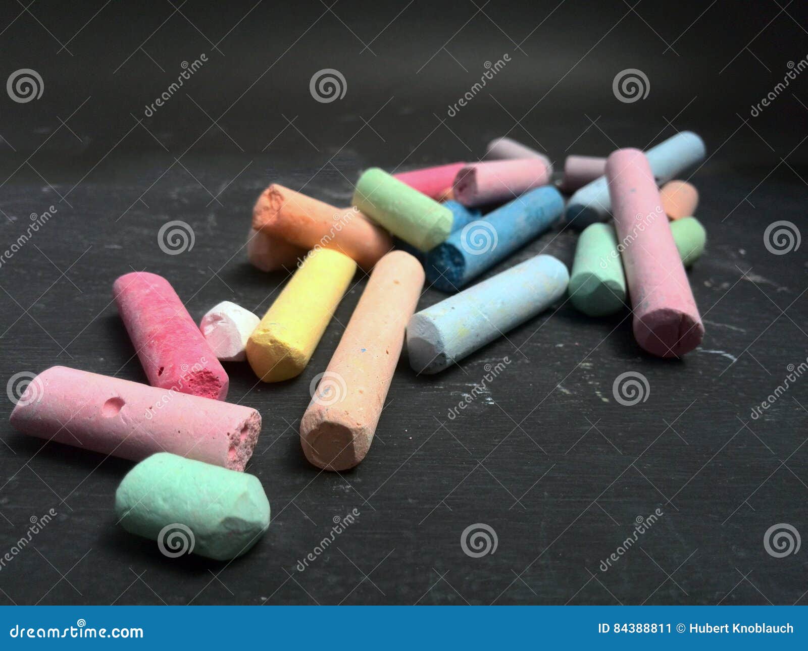 Education Shown with Close Up of School Chalk Stock Image - Image of ...