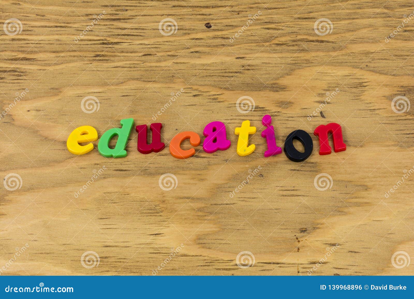 Education Sign School Learn Knowledge Plastic Stock Photo - Image of ...
