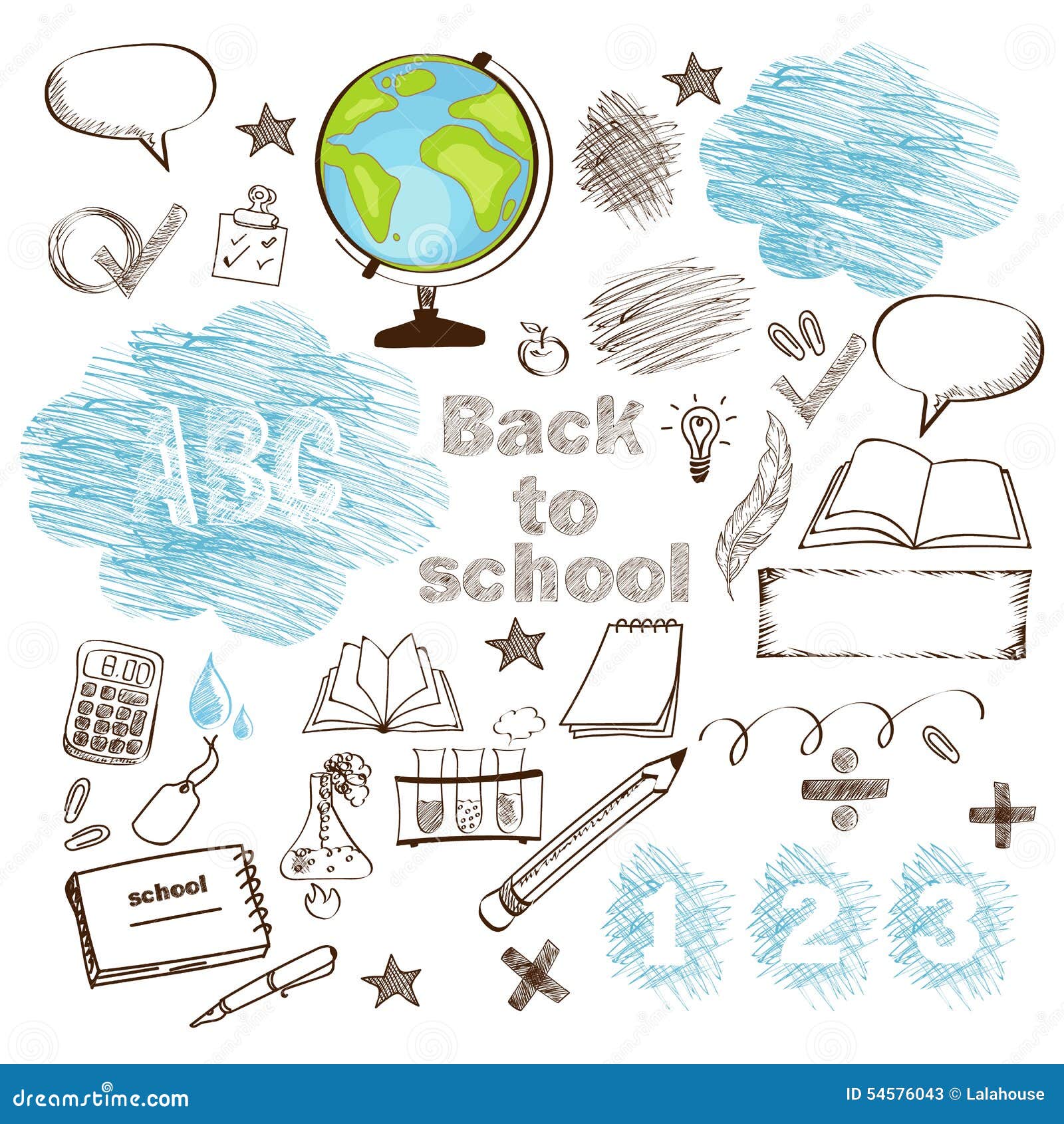 Education sketch. stock vector. Illustration of letters - 54576043