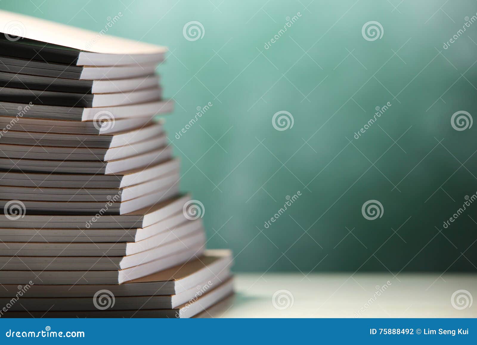 Education stock photo. Image of empty, book, piled, exercise - 75888492