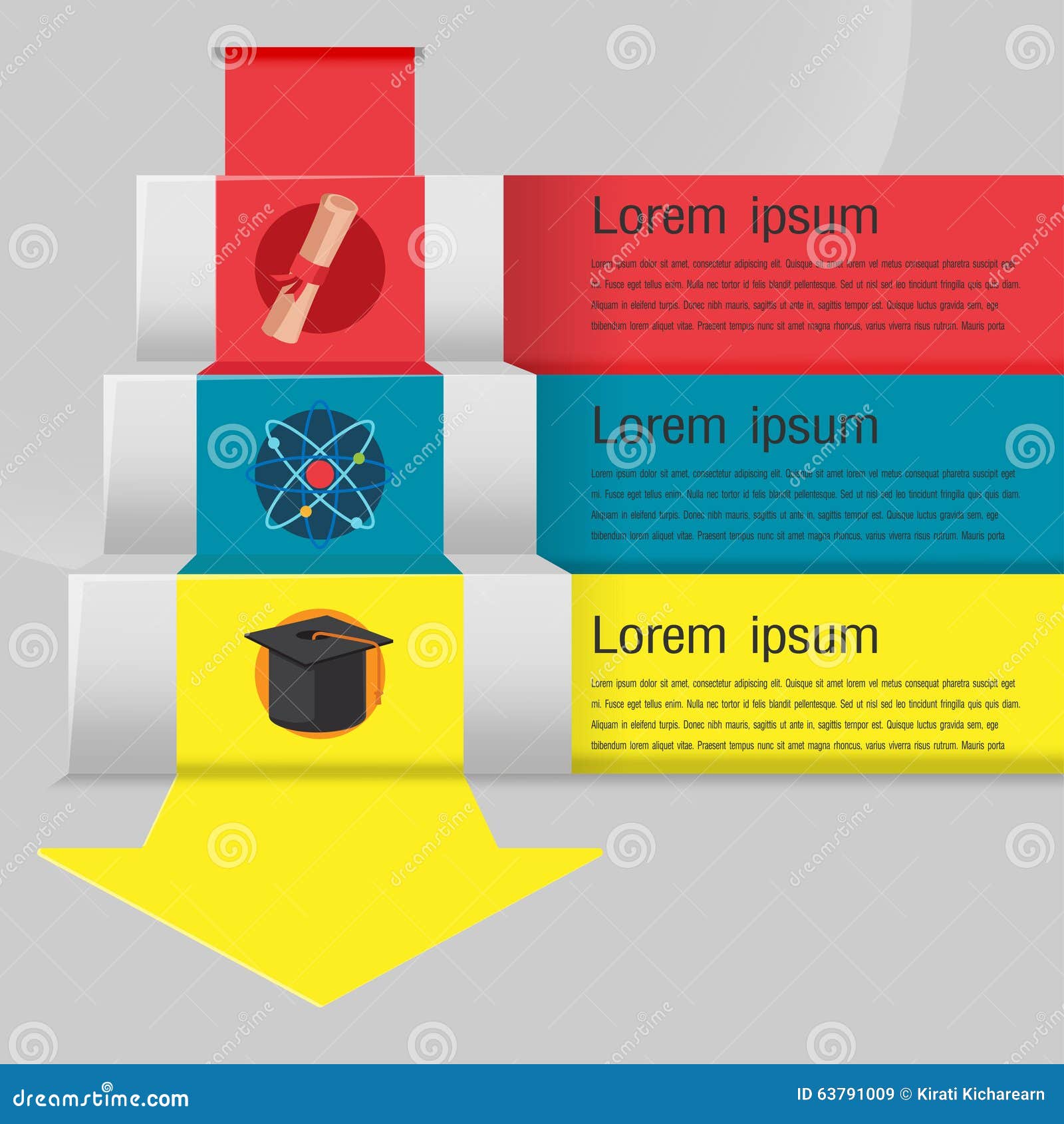 Template Info Graphic-poster Template, Brochure, Flyer. Cartoon Vector ...
