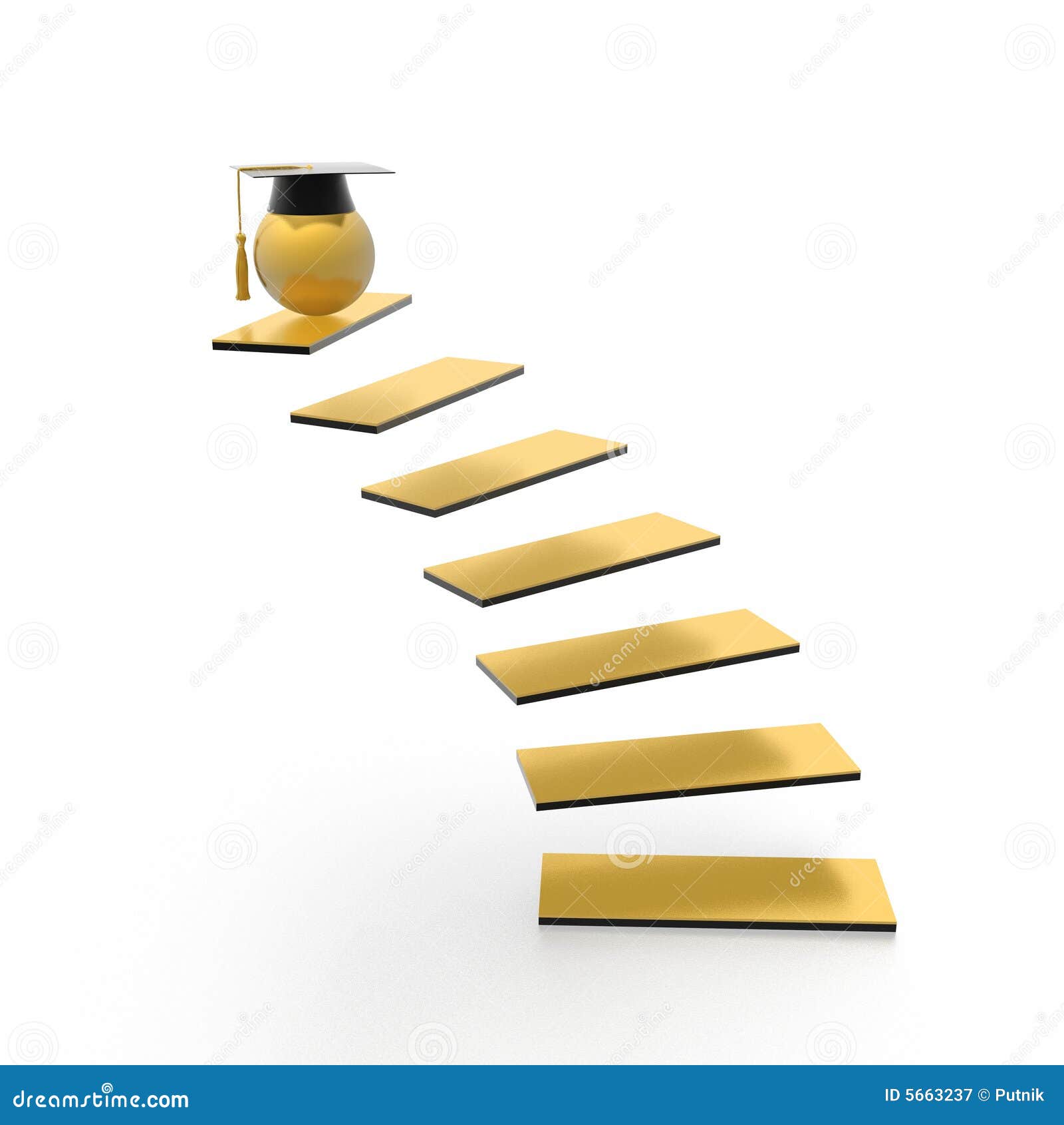 Education stairway stock illustration. Illustration of sign - 5663237