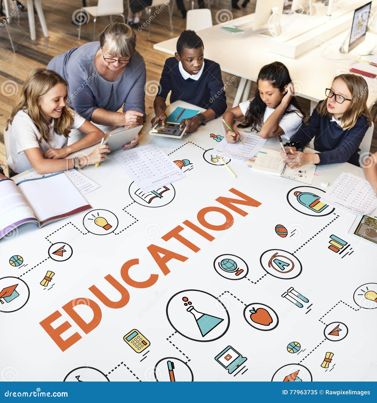 Education Study Learning Knowledge Information Concept Stock Image ...