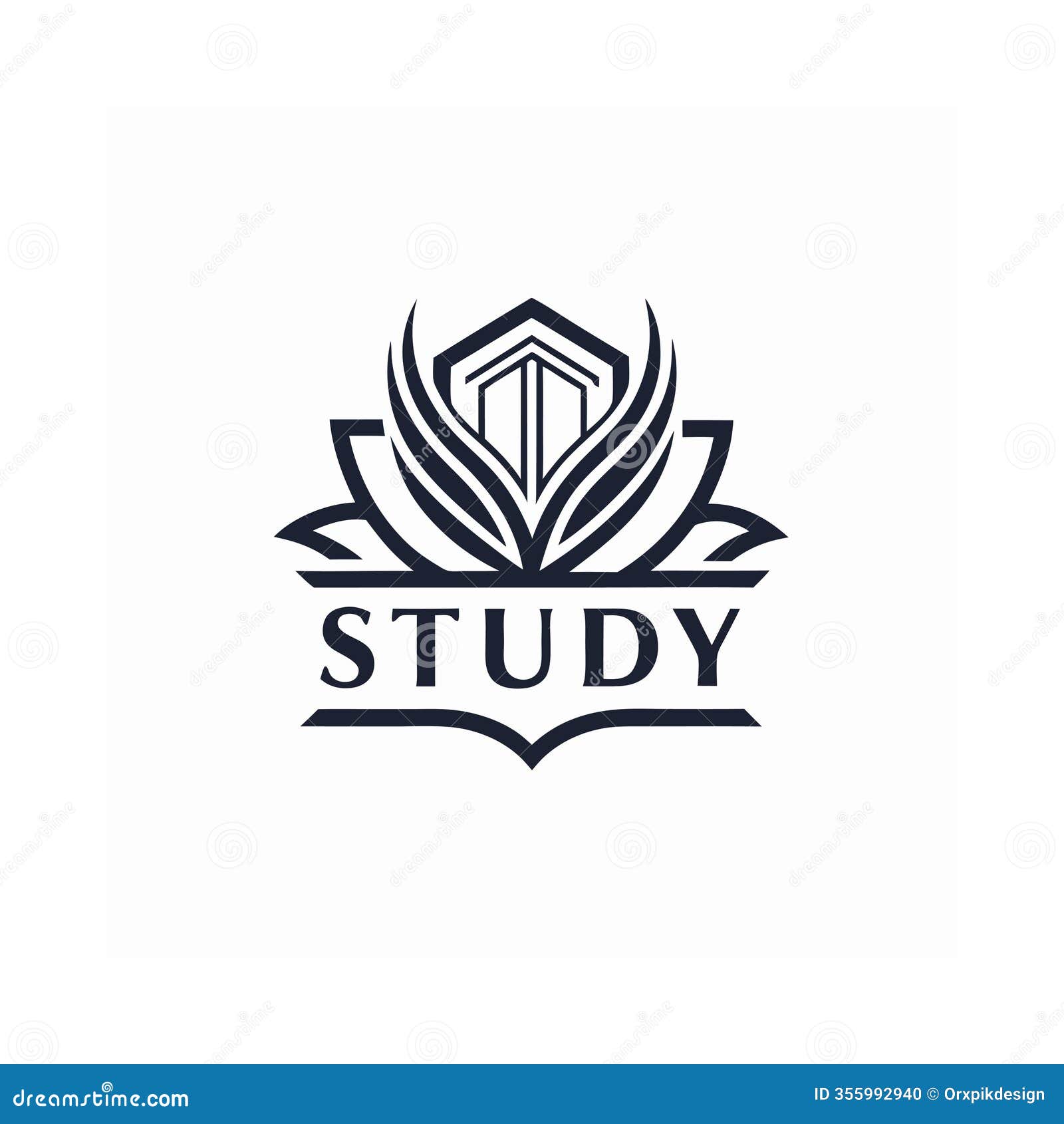 Educational Business Logo Template for Study and Learning Services ...