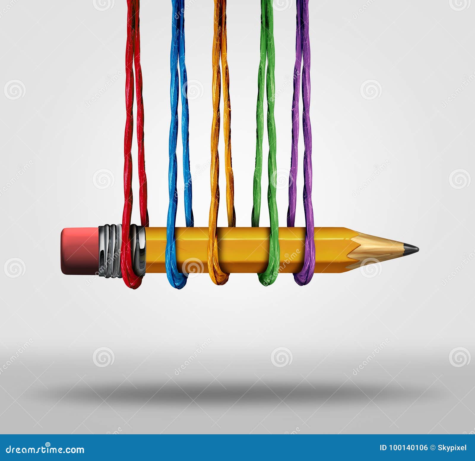 Education Support Together stock illustration. Illustration of elements ...