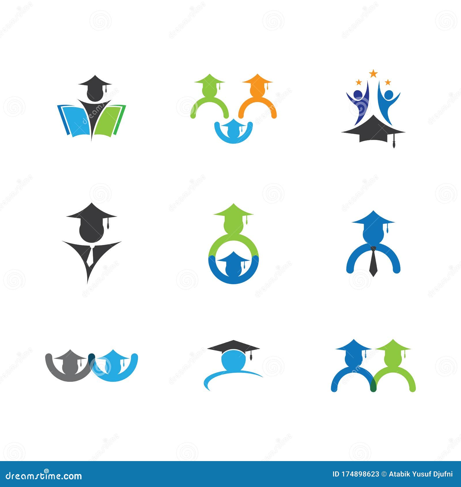 Education Symbol Vector Icon Stock Vector - Illustration of diploma ...