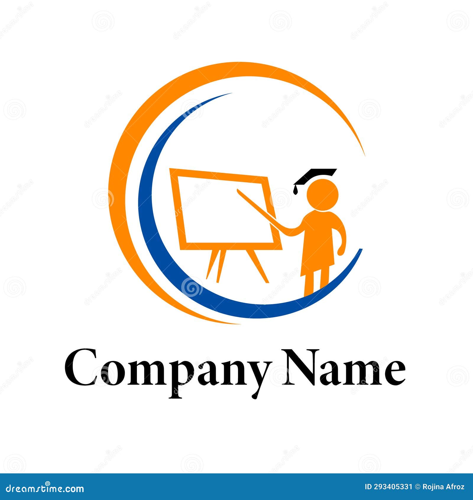 Education logo vector stock illustration. Illustration of text - 293405331