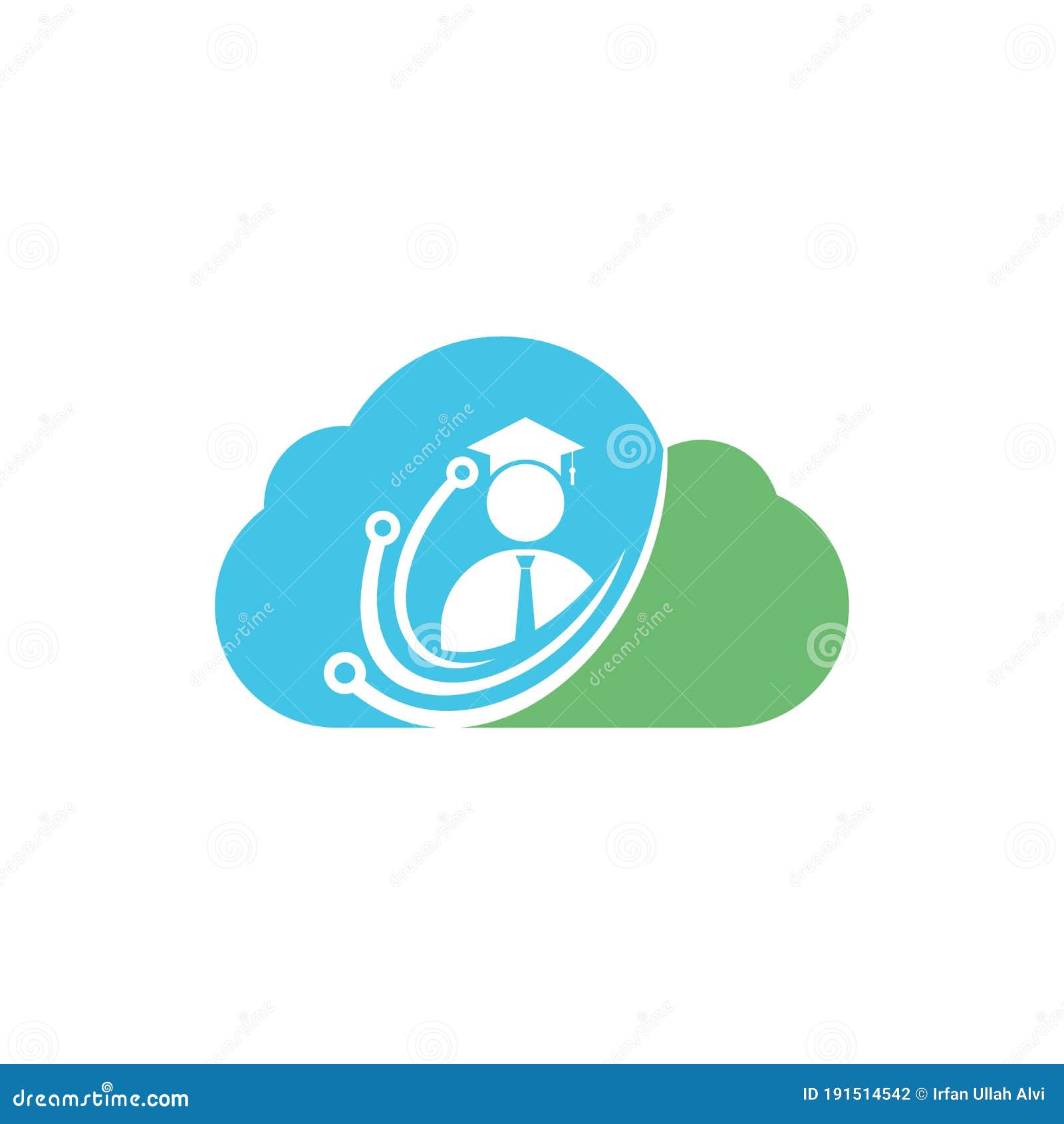 Education Tech Vector Logo Design. Digital School Logo Concept. Stock ...