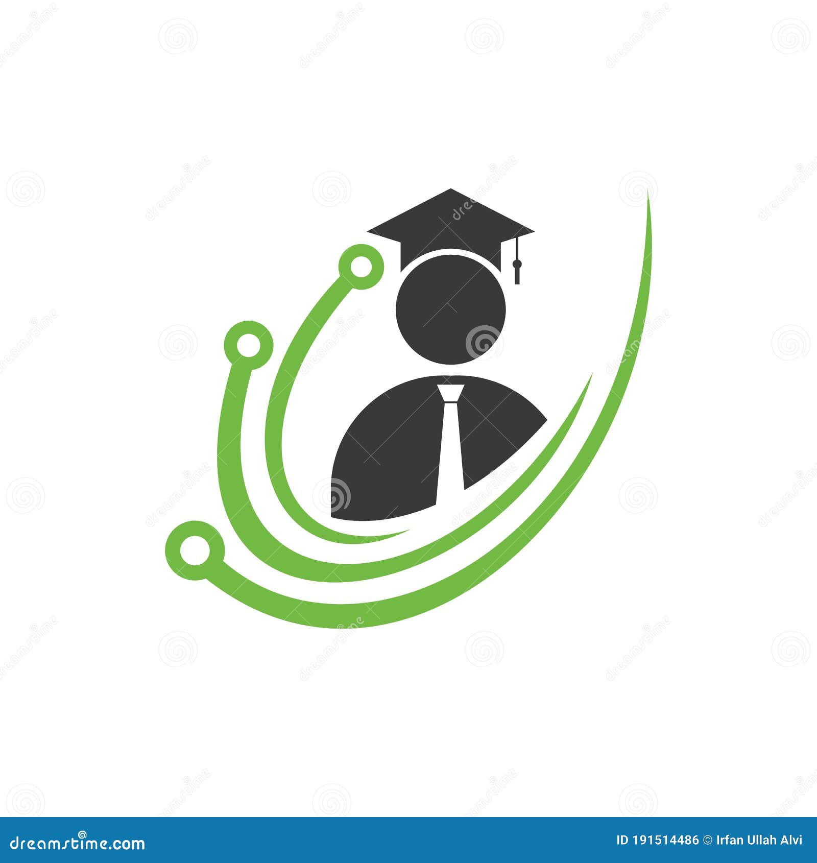 Education Tech Vector Logo Design. Stock Vector - Illustration of ...