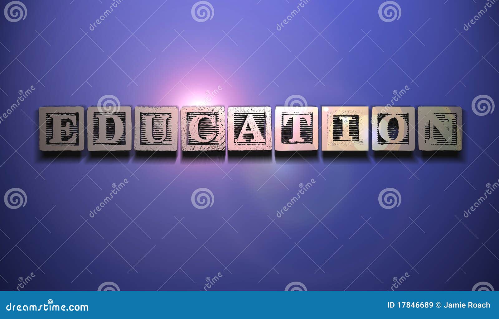 Education Text Illustration ABC Blocks Stock Illustration ...