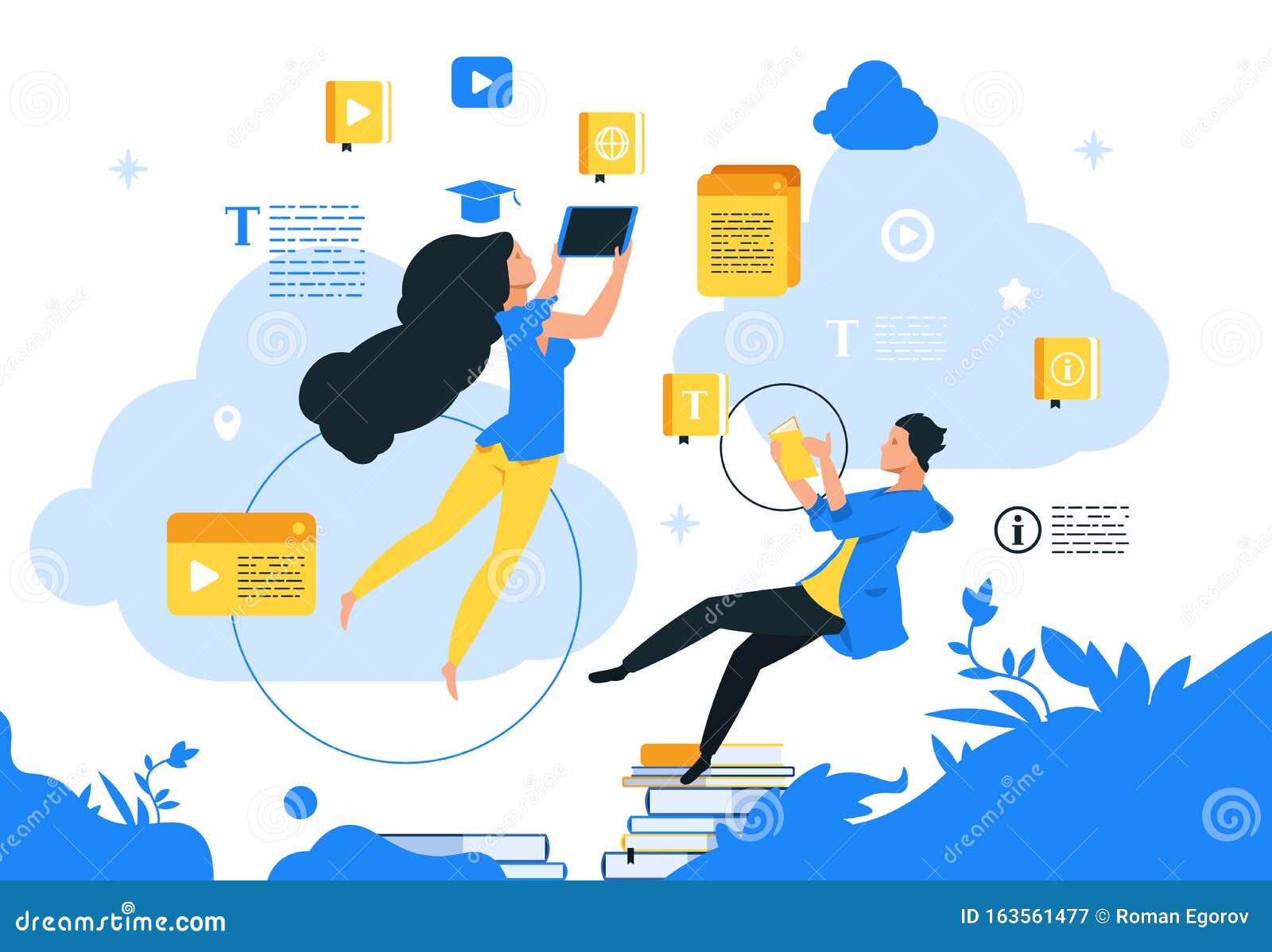 Education and Training Concept. Teamwork and Meeting, Learning Courses ...