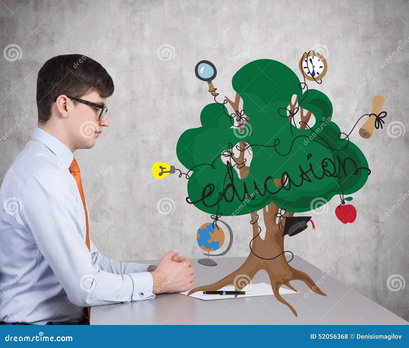 Education tree stock photo. Image of education, graduate - 52056368