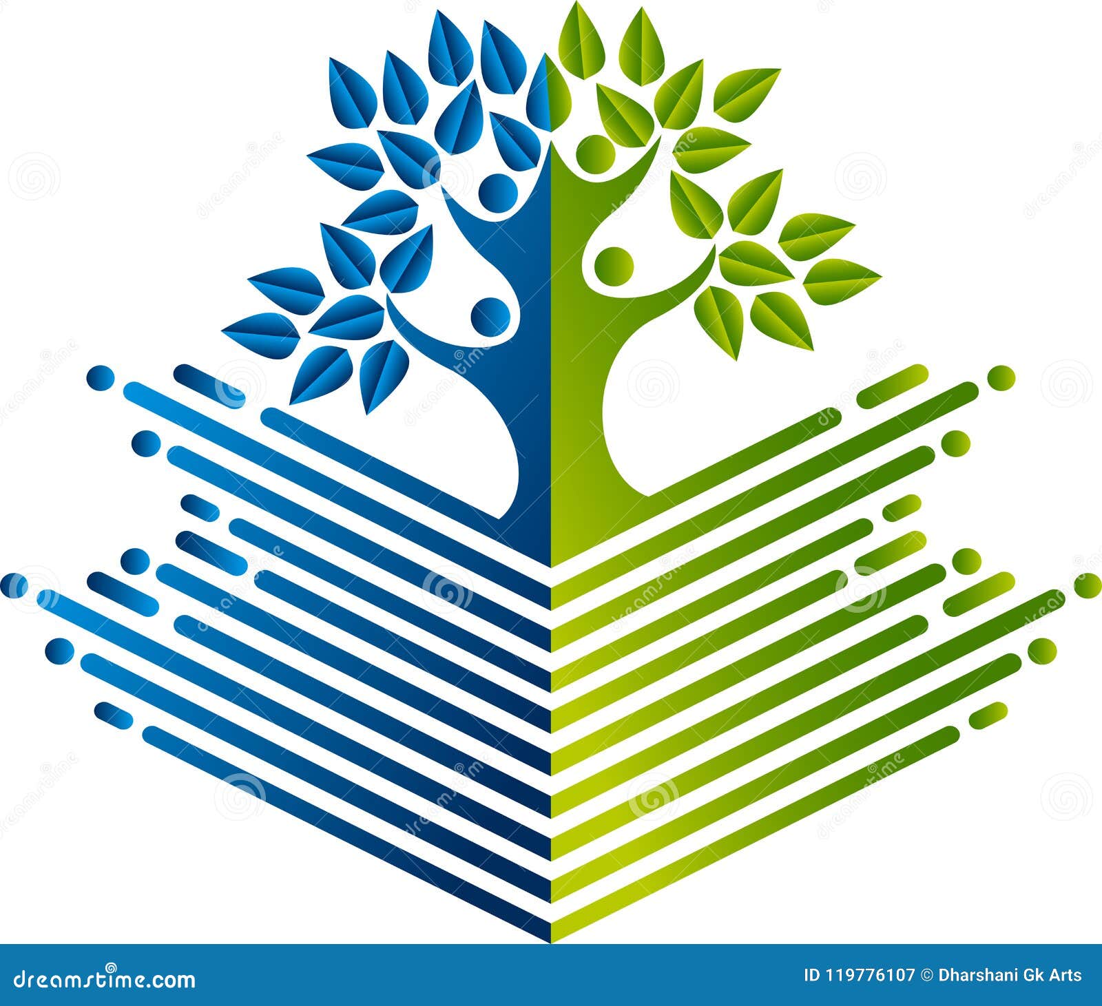 Education tree logo stock vector. Illustration of graphic - 119776107