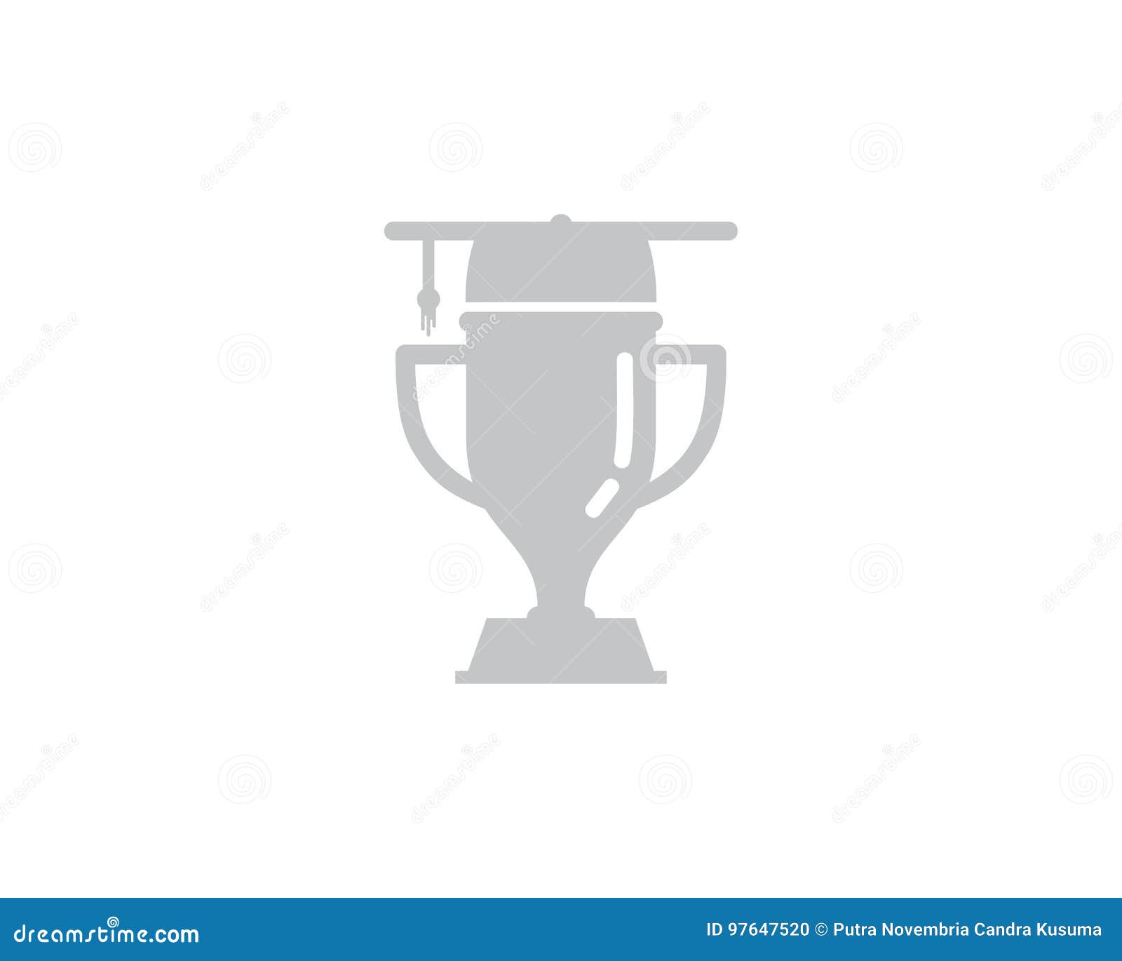 Education Trophy Icon Logo Design Element Stock Vector - Illustration ...