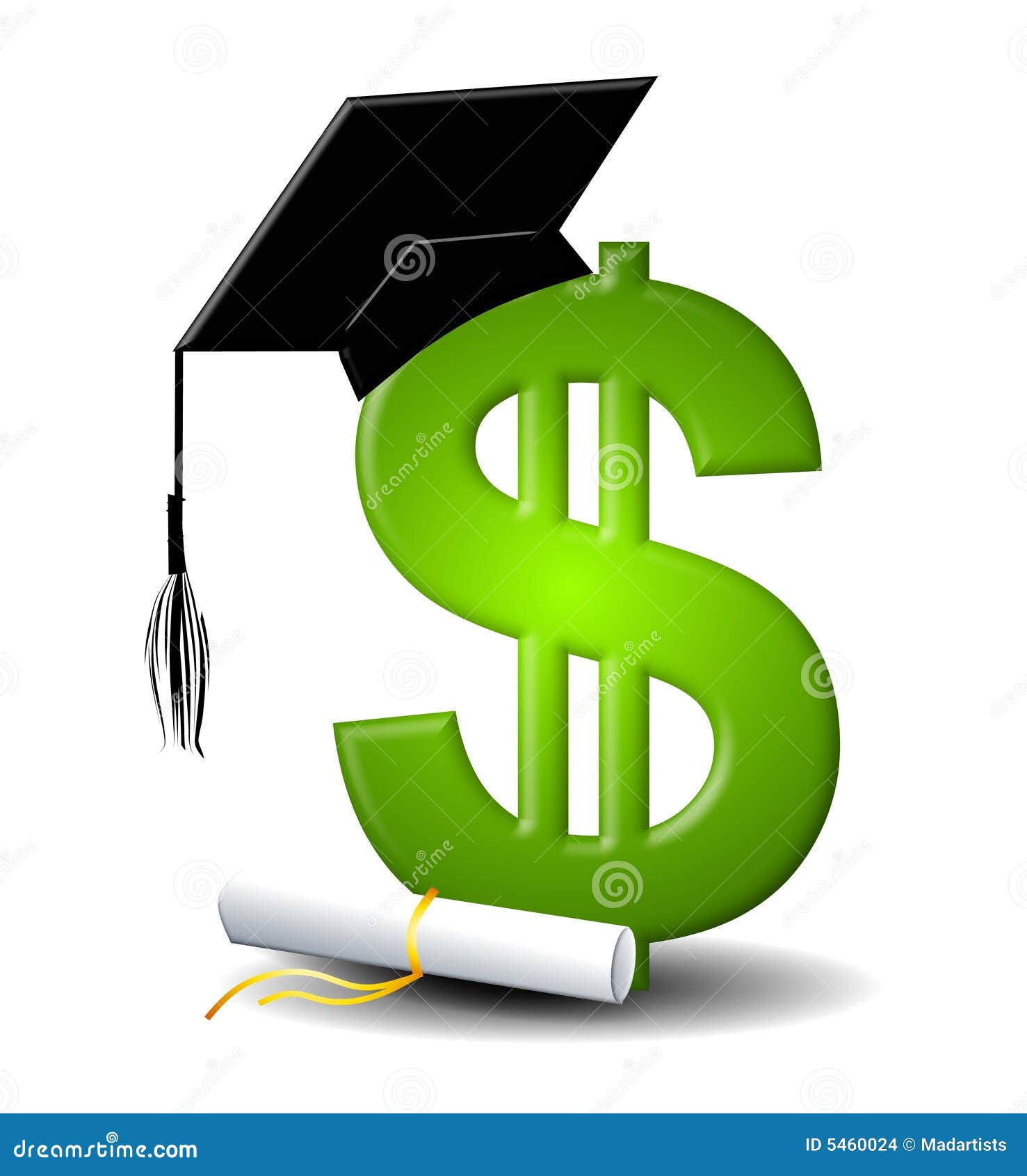 Education Tuition Costs stock illustration. Illustration of educational ...