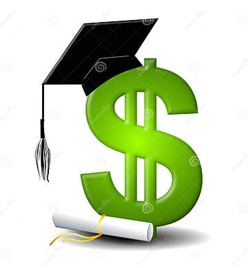 Education Tuition Costs stock illustration. Illustration of educational ...
